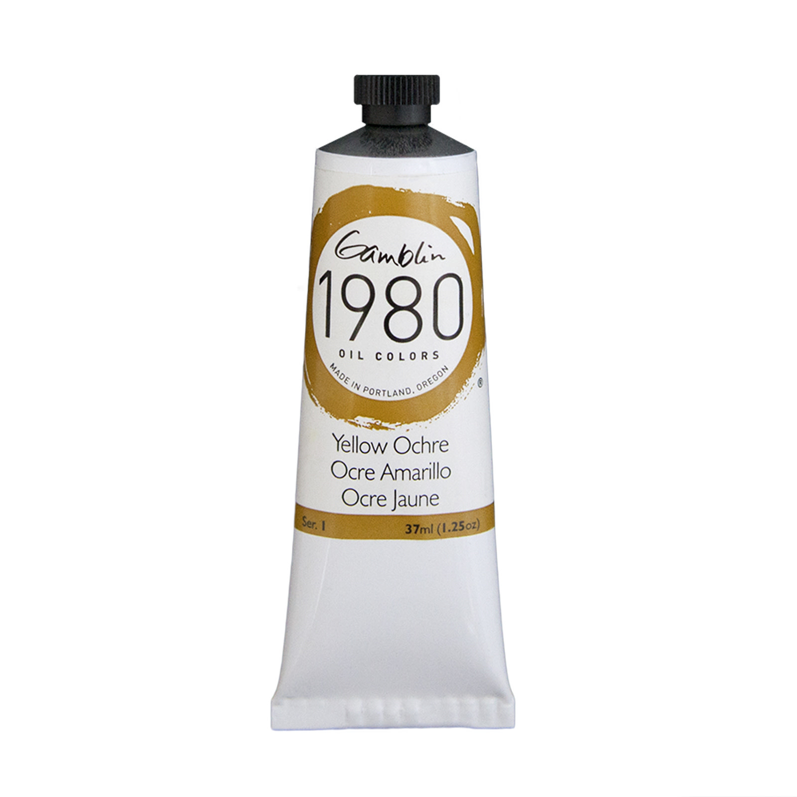 Gamblin 1980 Oil Paint, Yellow Ochre, 37ml - The Art Store/Commercial ...