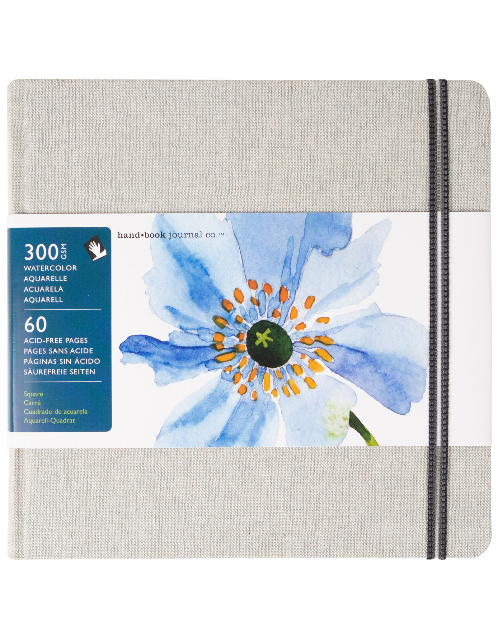 Speedball Travel Series Watercolor Journal, Square, 8.25" X 8.25", 300 ...
