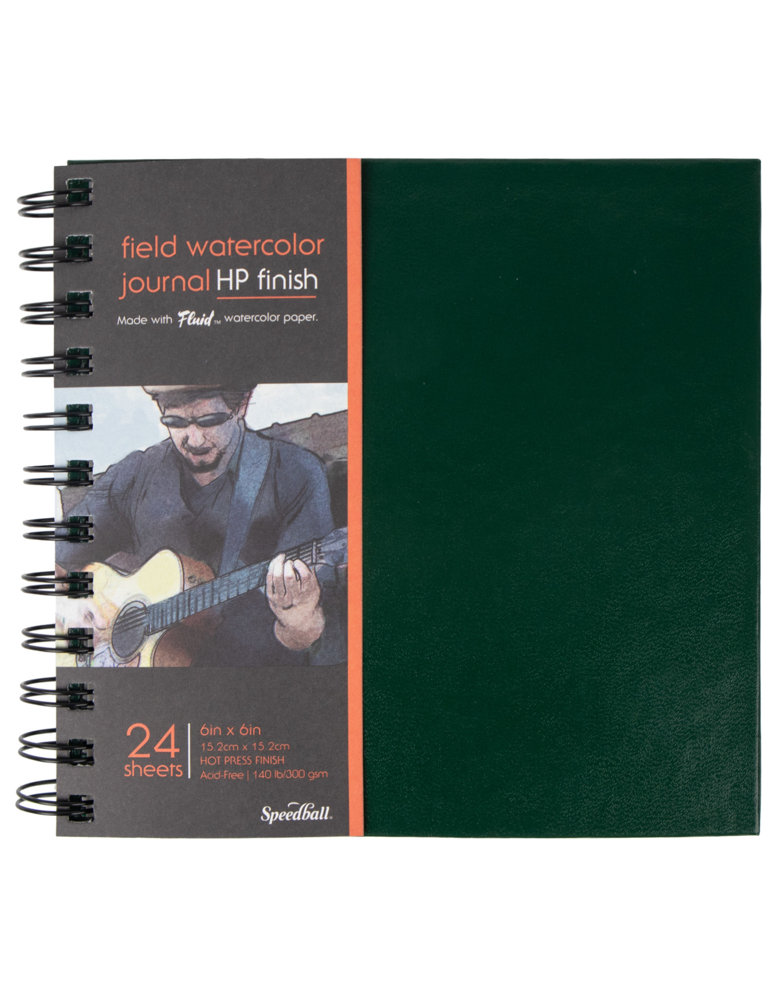 Speedball Hot Press Watercolor Field Journal, 6" x 6" - The Art Store ...