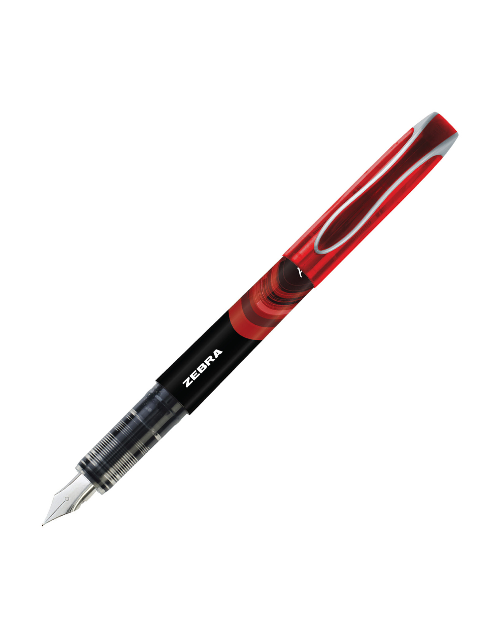 Zebra Fountain Pen 0.6mm Red - The Art Store/Commercial Art Supply