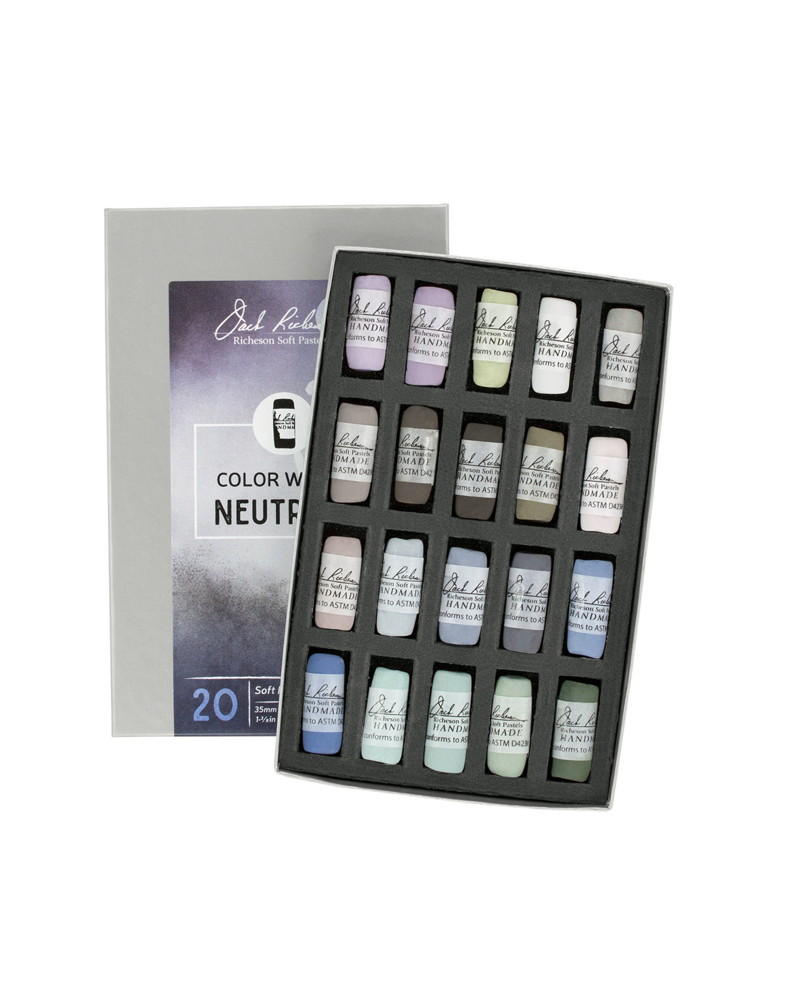 Jack Richeson Pastels Neutrals 20 Piece Set - The Art Store/Commercial ...