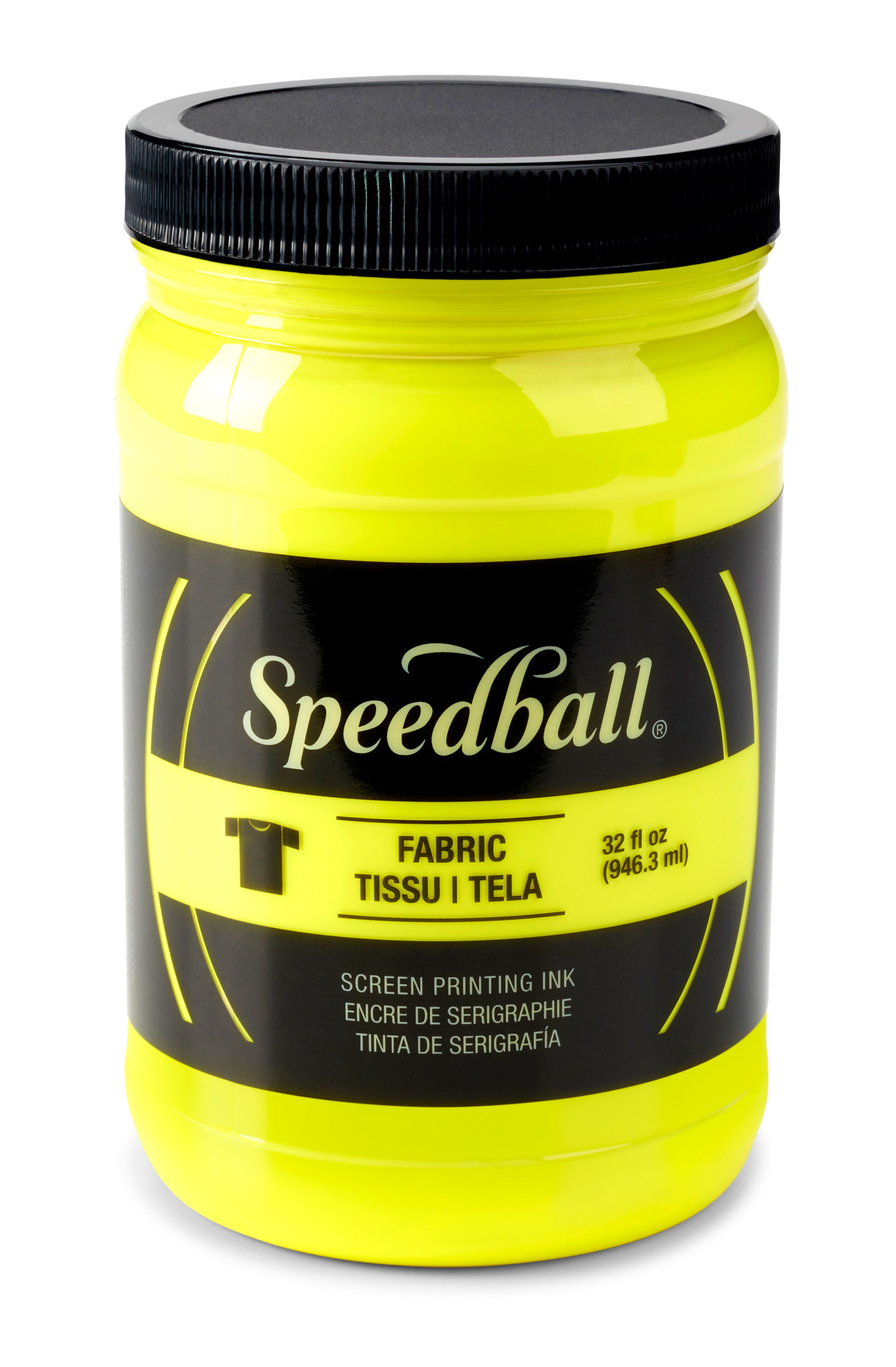 Speedball Fabric Screen Printing Ink, Fluorescent Yellow, 32oz - The ...