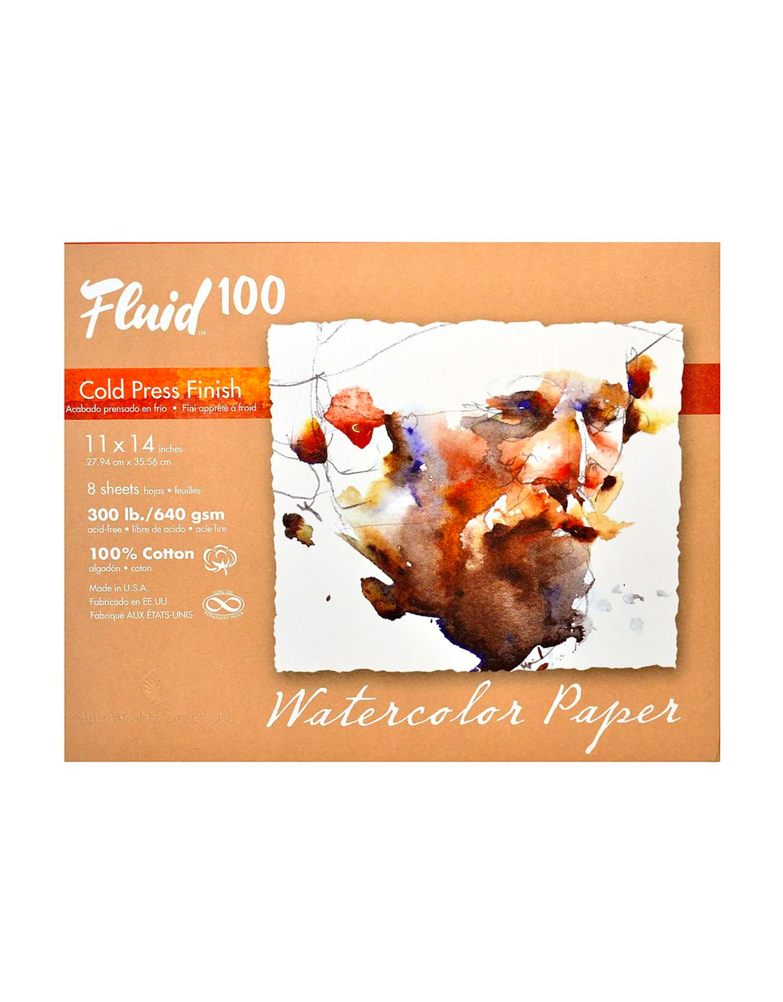 Speedball Fluid Cold-Press Pochette, 8 Sheets, 11" x 14" - The Art ...