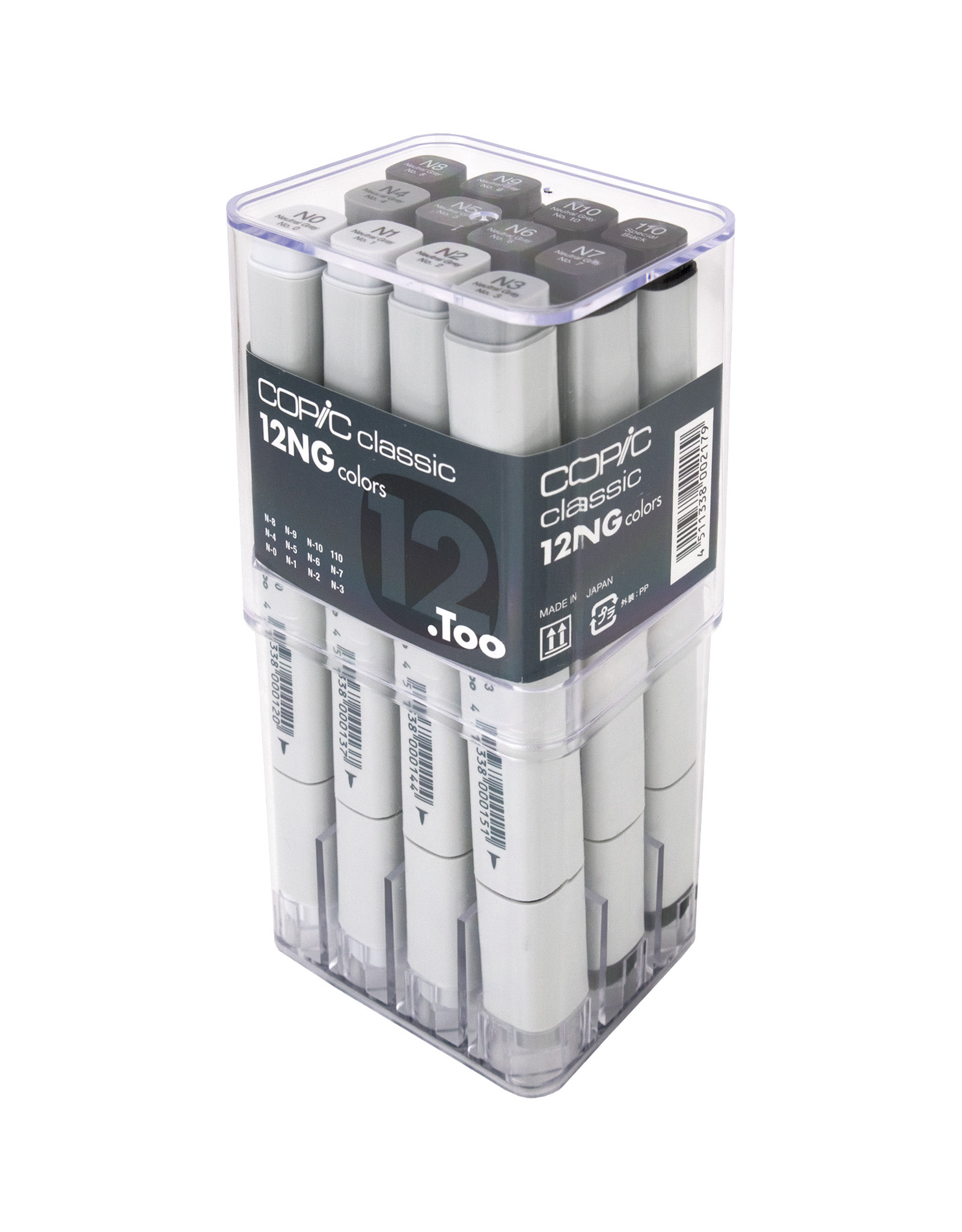 COPIC Marker 12 Piece Neutral Grey Set - The Art Store/Commercial Art ...