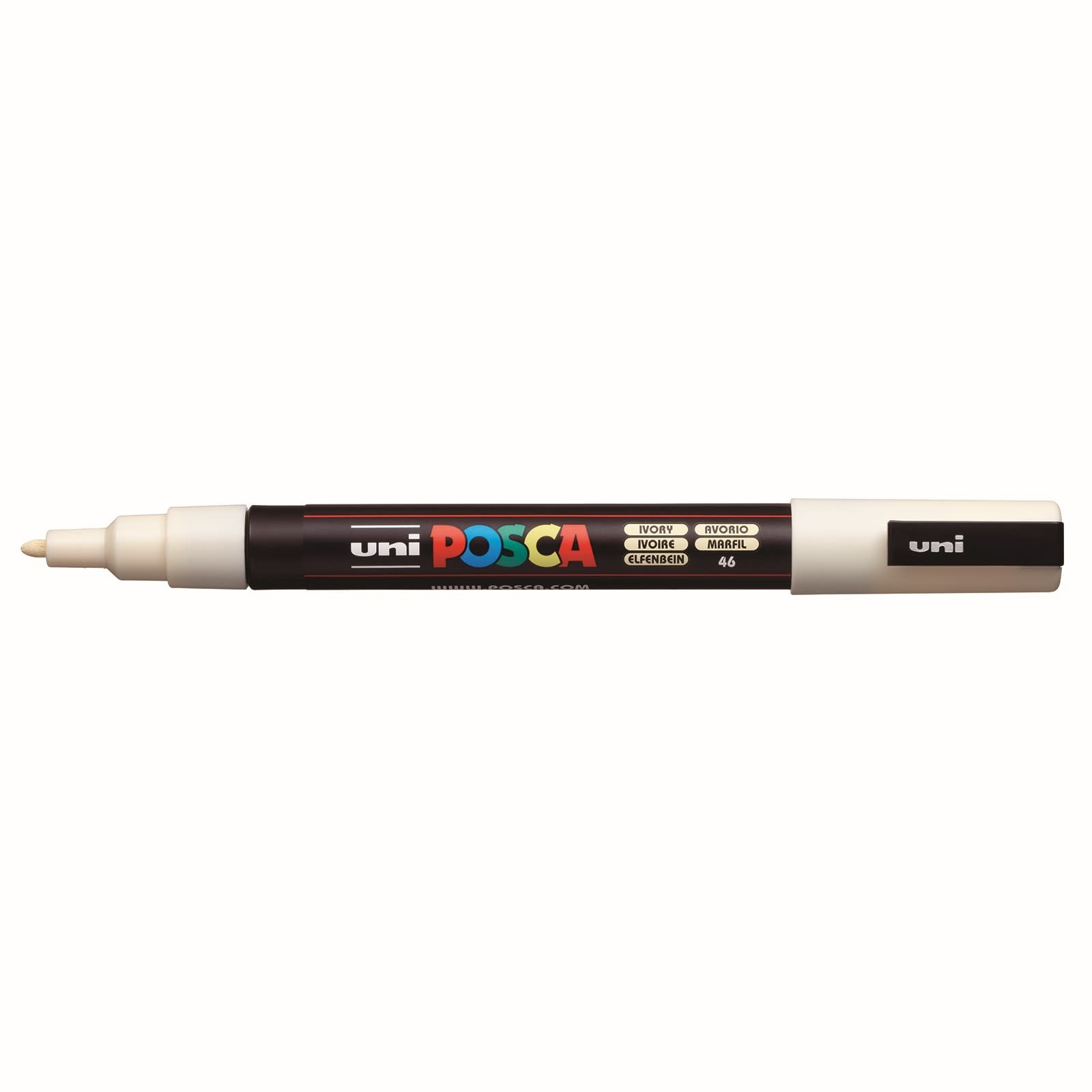 Uni POSCA Paint Marker, Fine, Ivory - The Art Store/Commercial Art Supply