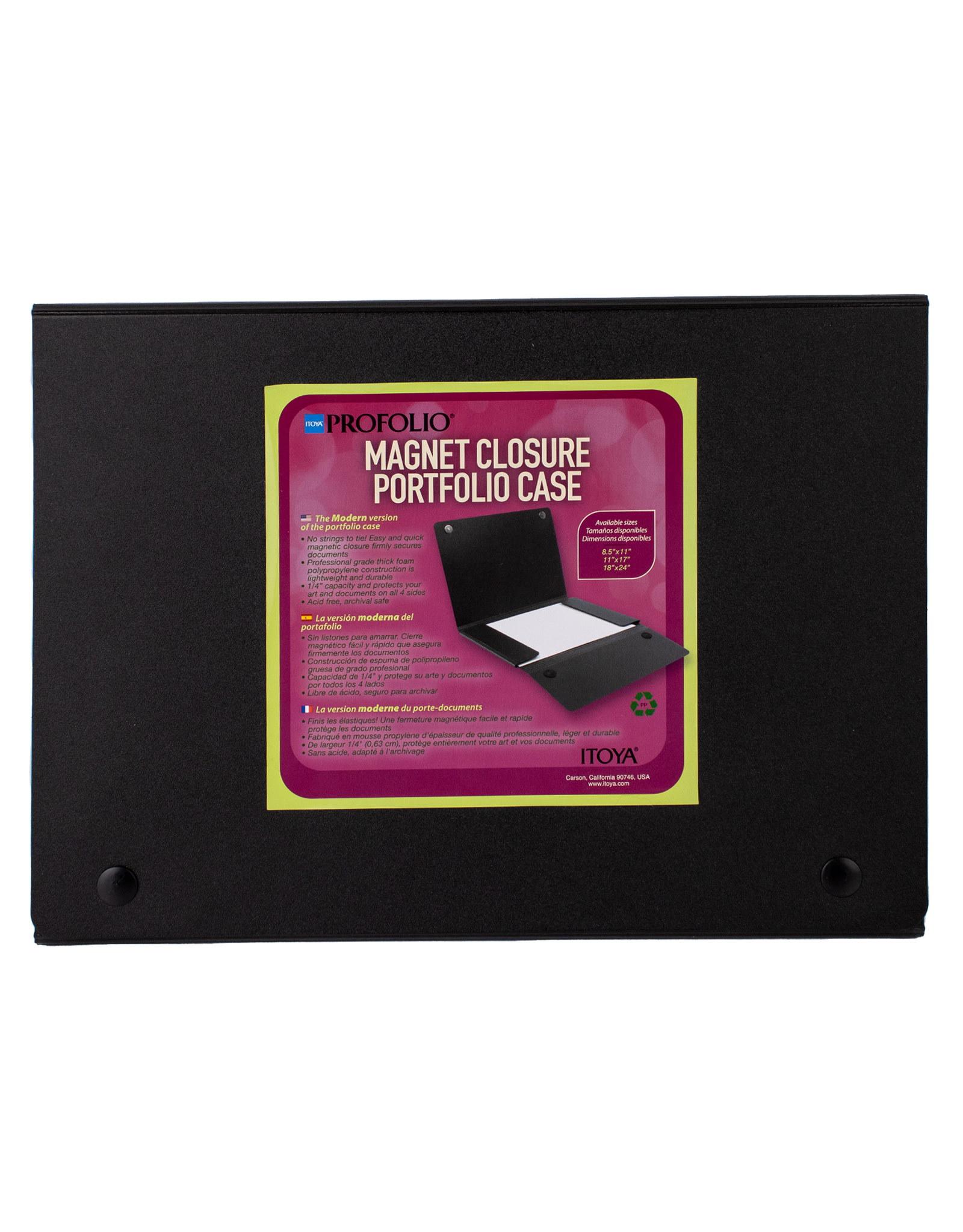 Itoya ProFolio Magnet Closure Portfolio Case, 8-1/2'' X 11'' - The Art ...