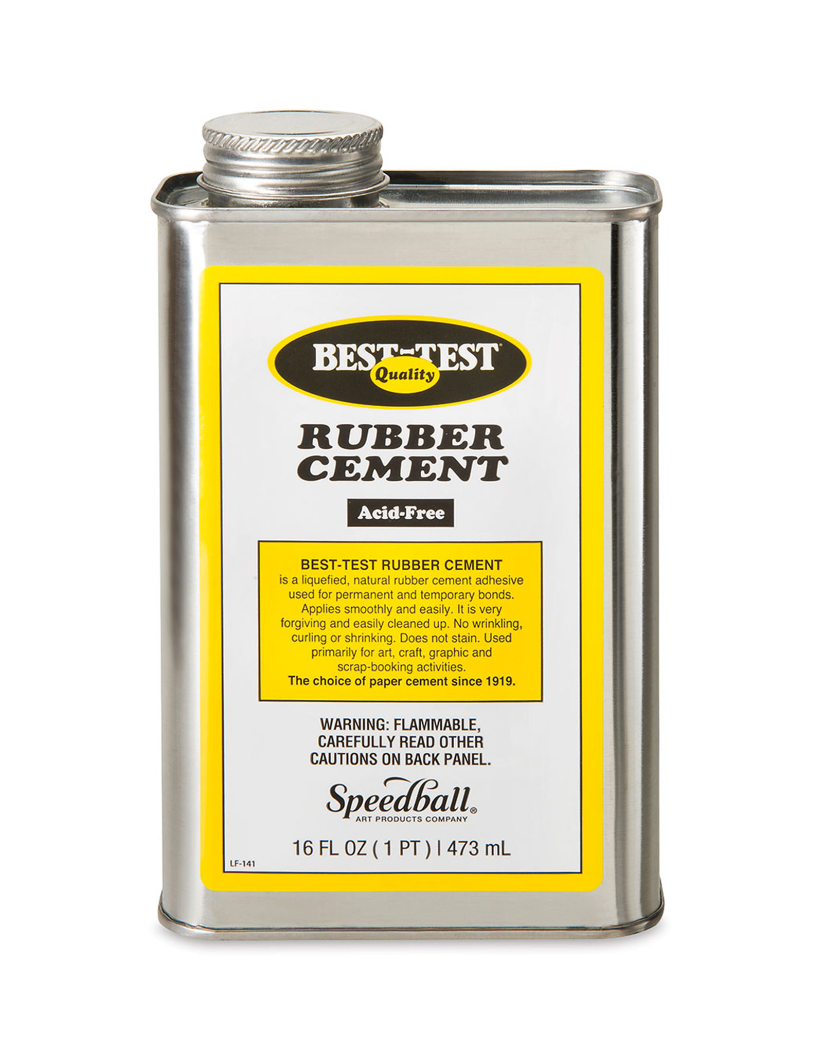 Best-Test Rubber Cement, 16oz - The Art Store/Commercial Art Supply