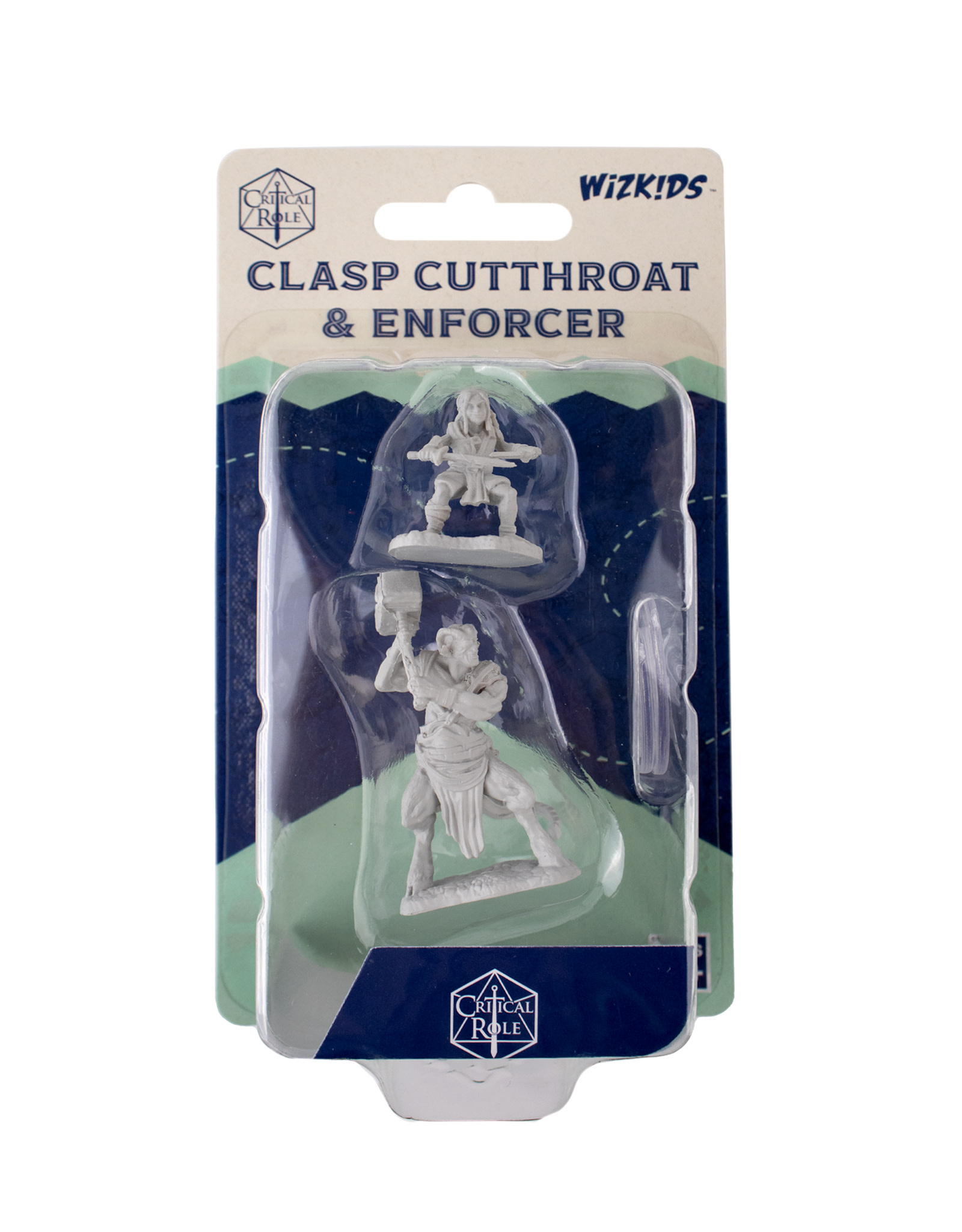 Critical Role Unpainted Miniatures: W02 Clasp Cutthroat & Enforcer ...