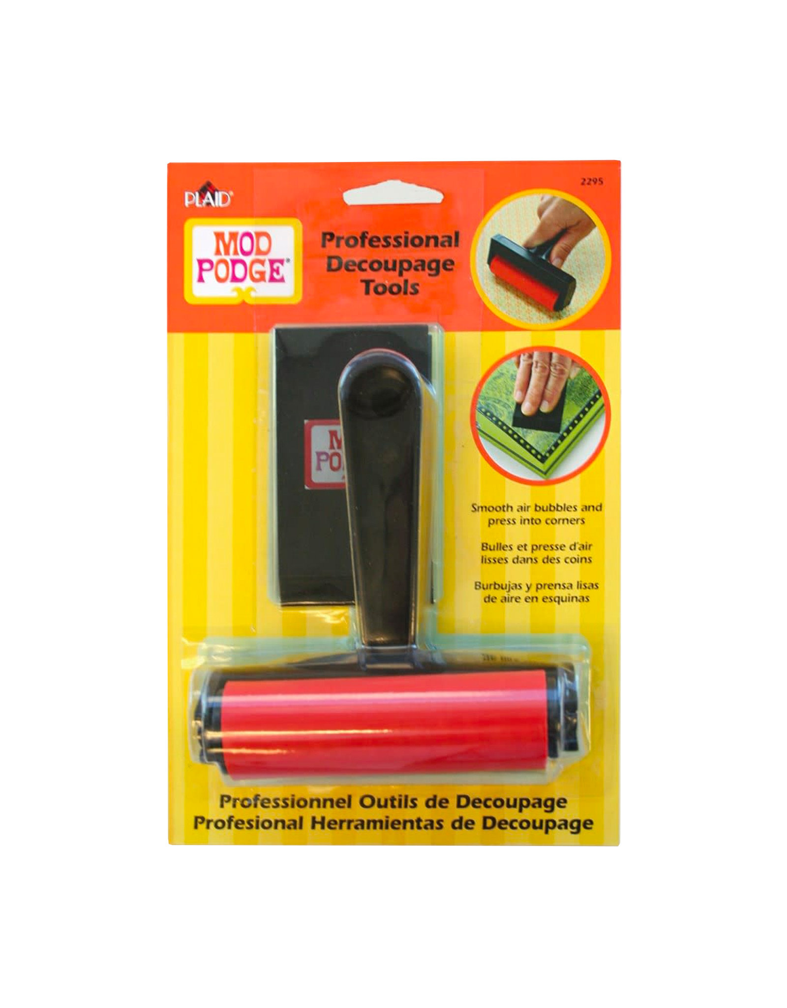 Mod Podge Decoupage Tools Set, Roller and Sandpaper - The Art Store ...