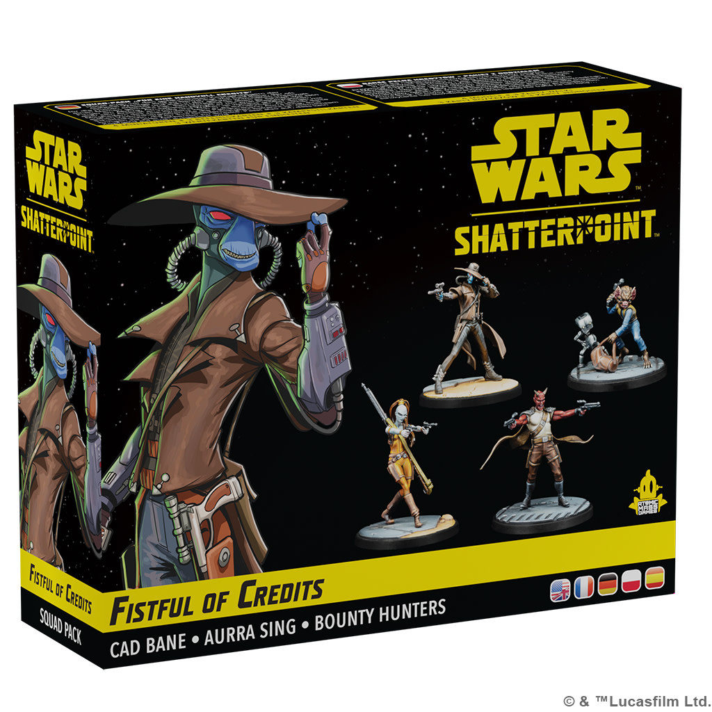 Star Wars: Shatterpoint Fistful of Credits: Cad Bane Squad Pack - The ...