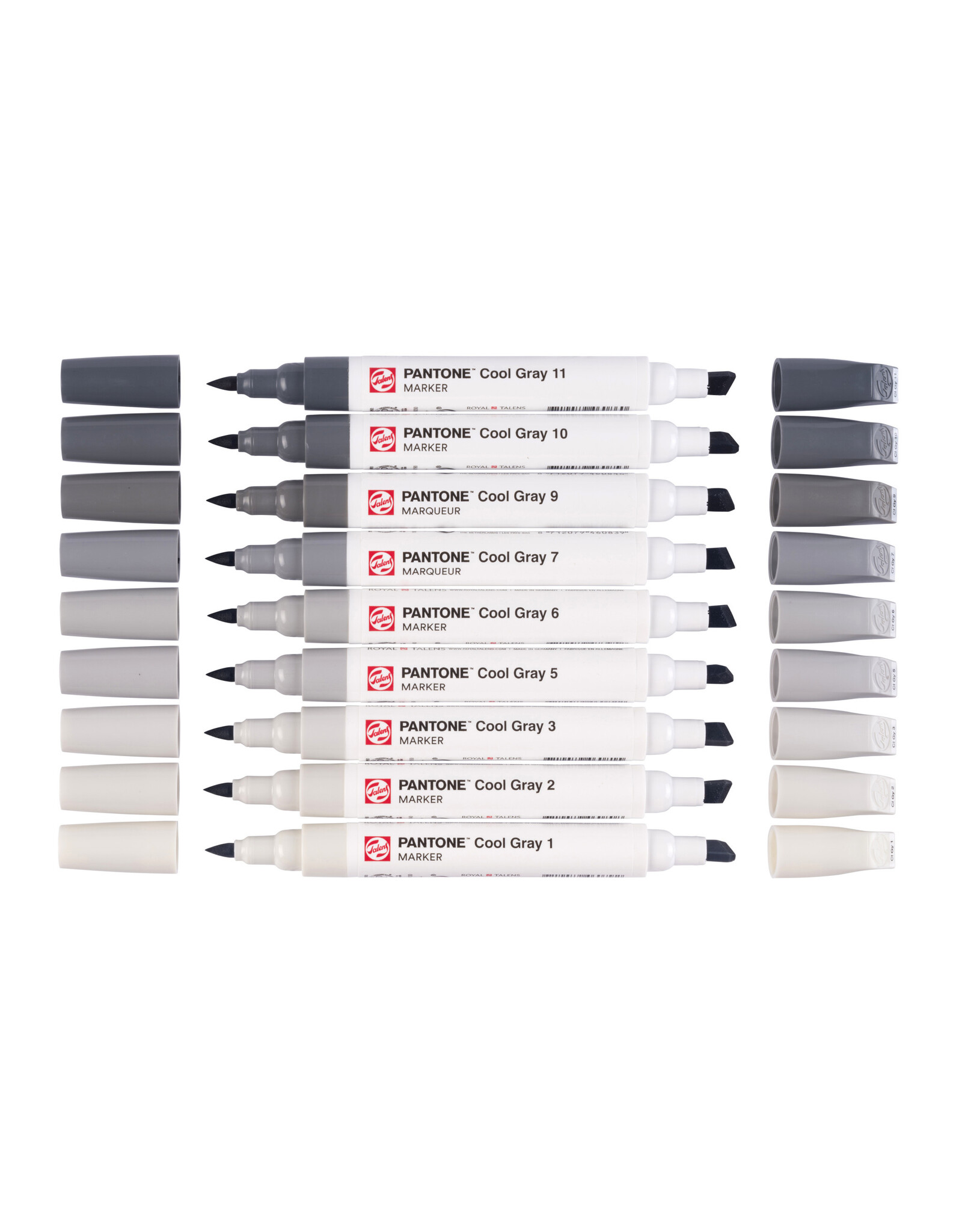 Talens Pantone Marker Cool Gray Set of 9 - The Art Store/Commercial Art ...