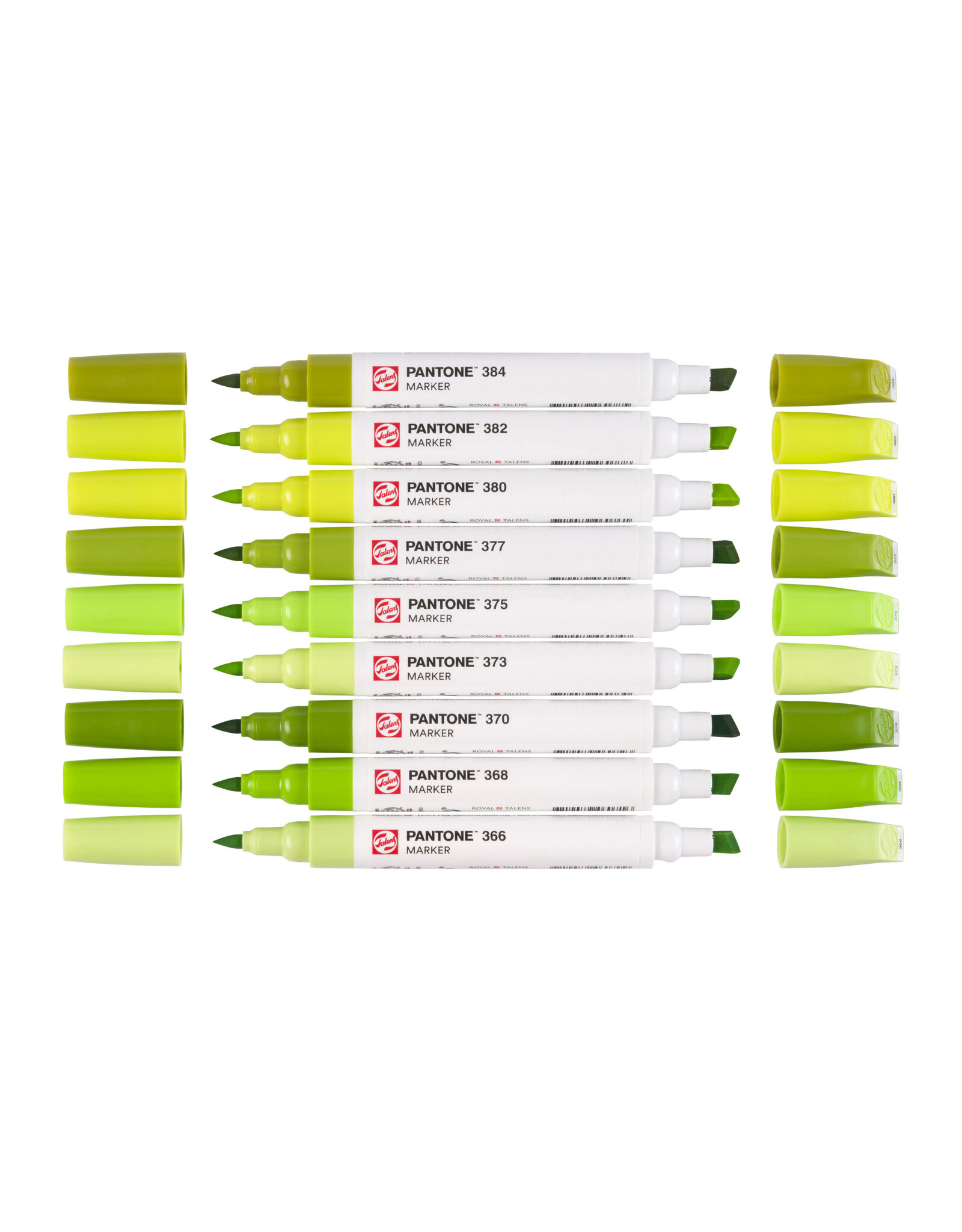 Talens Pantone Marker Green Yellow Set of 9 - The Art Store/Commercial ...