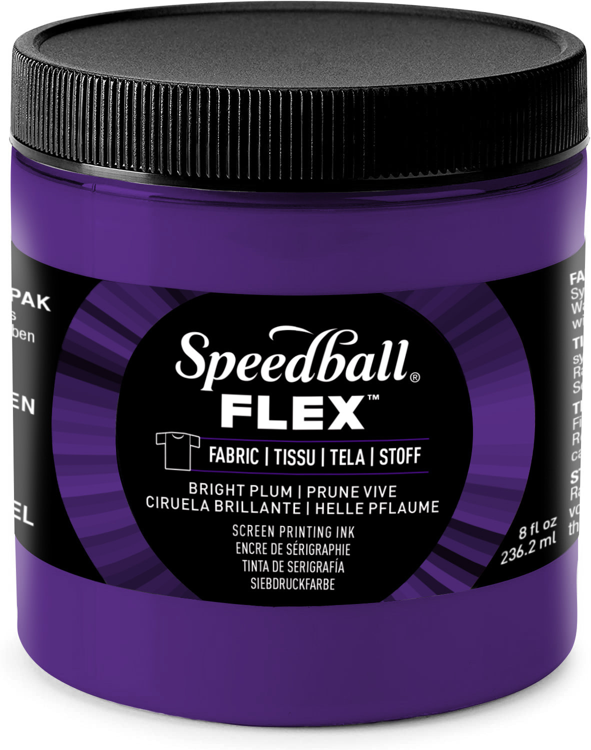 Speedball FLEX Fabric Screen Printing Ink, Bright Plum, 8oz - The Art ...