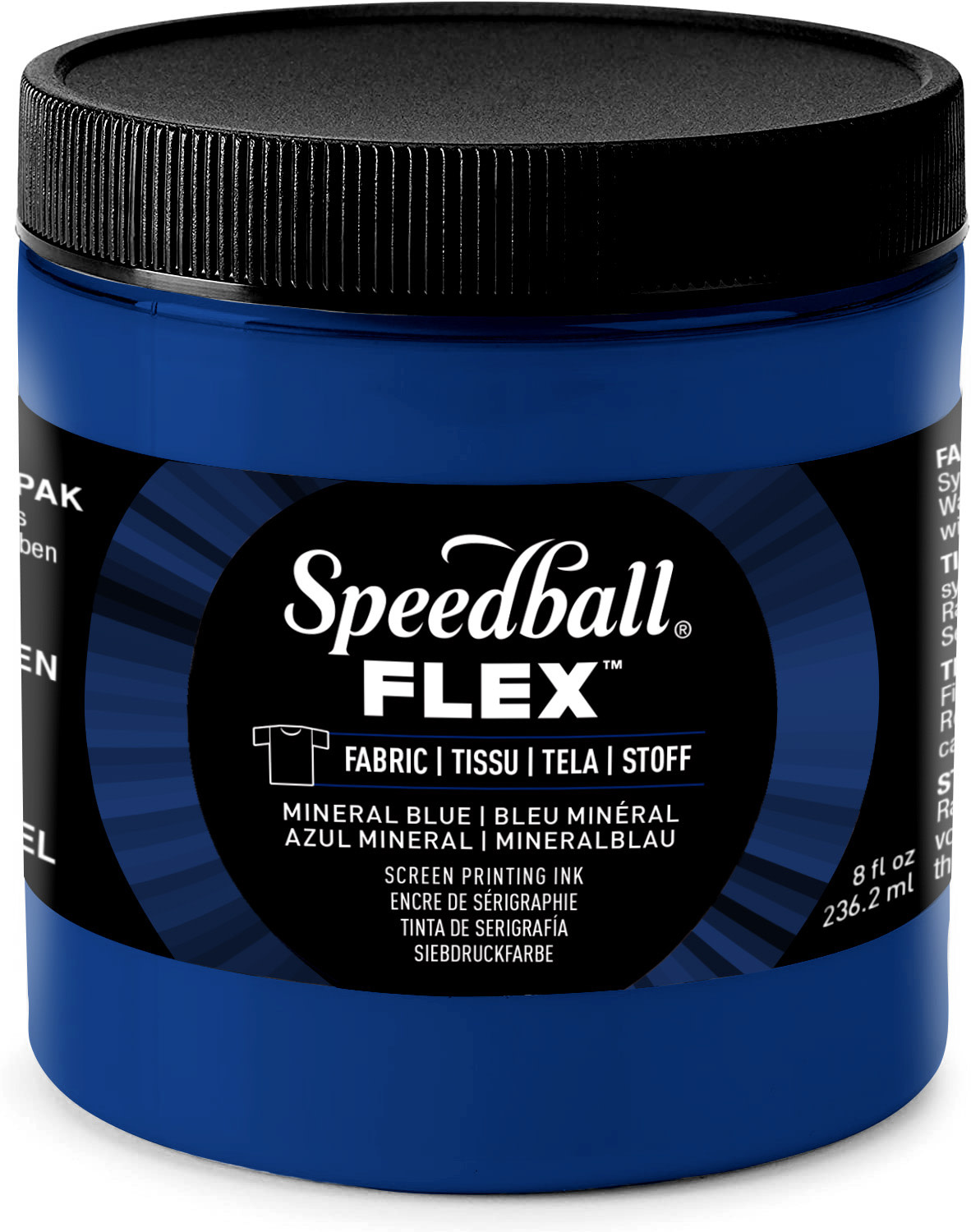 Speedball FLEX Fabric Screen Printing Ink, Mineral Blue, 8oz - The Art ...