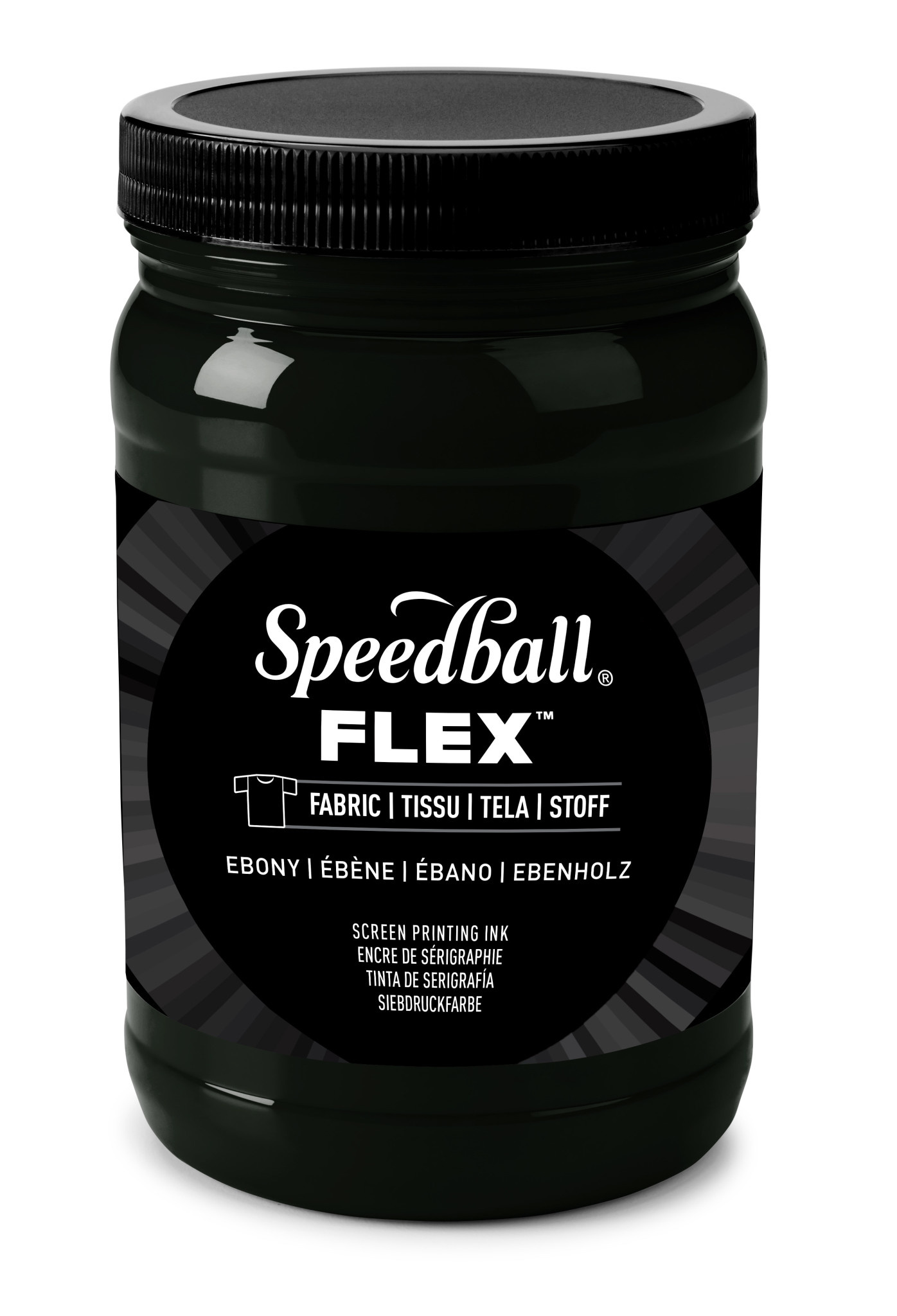 Speedball FLEX Fabric Screen Printing Ink, Ebony, 32oz - The Art Store ...