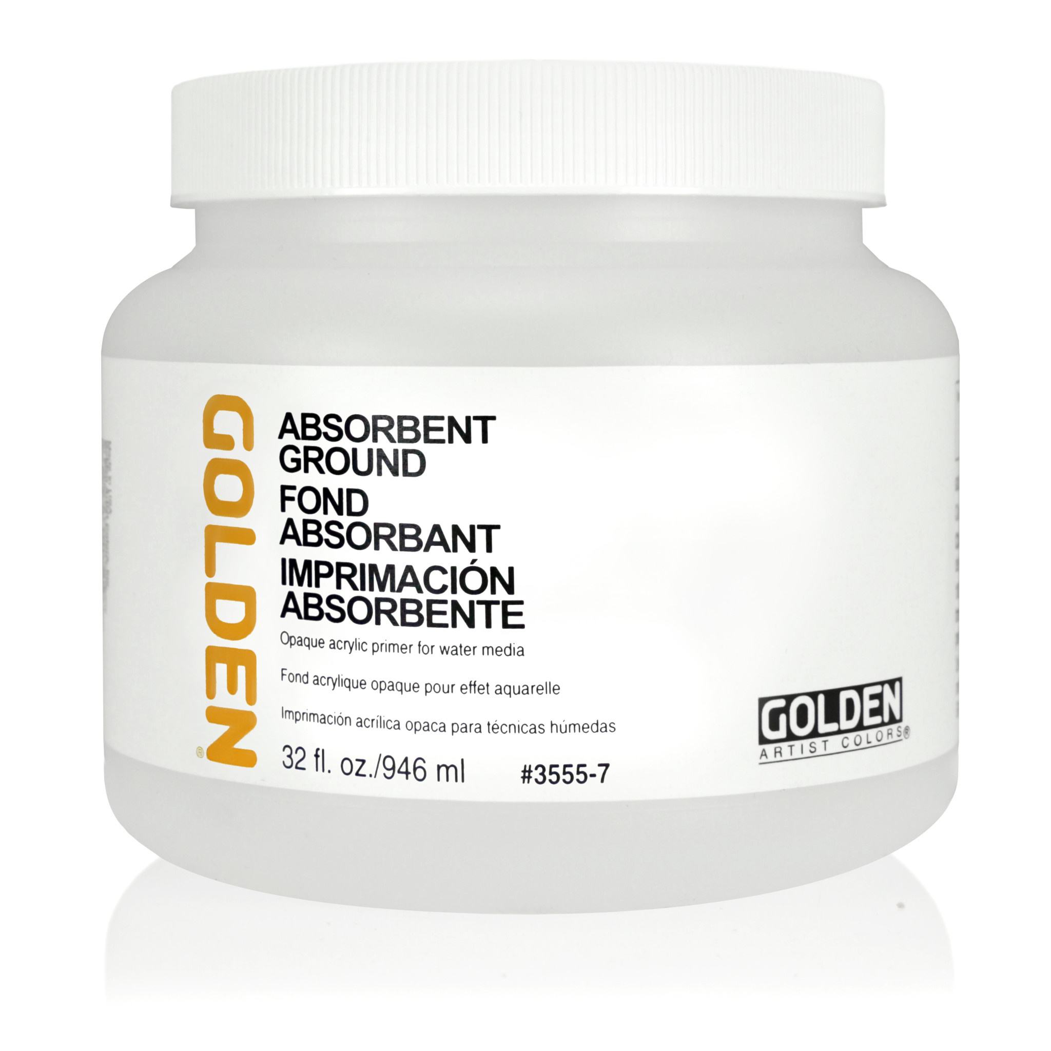 Golden Absorbent Ground 32 oz jar - The Art Store/Commercial Art Supply