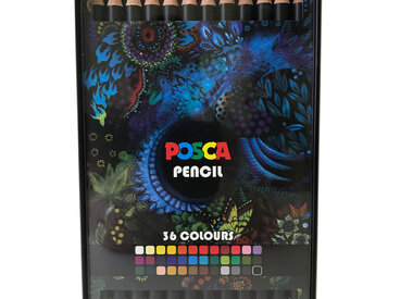 uni POSCA Colored Pencils - The Art Store/Commercial Art Supply