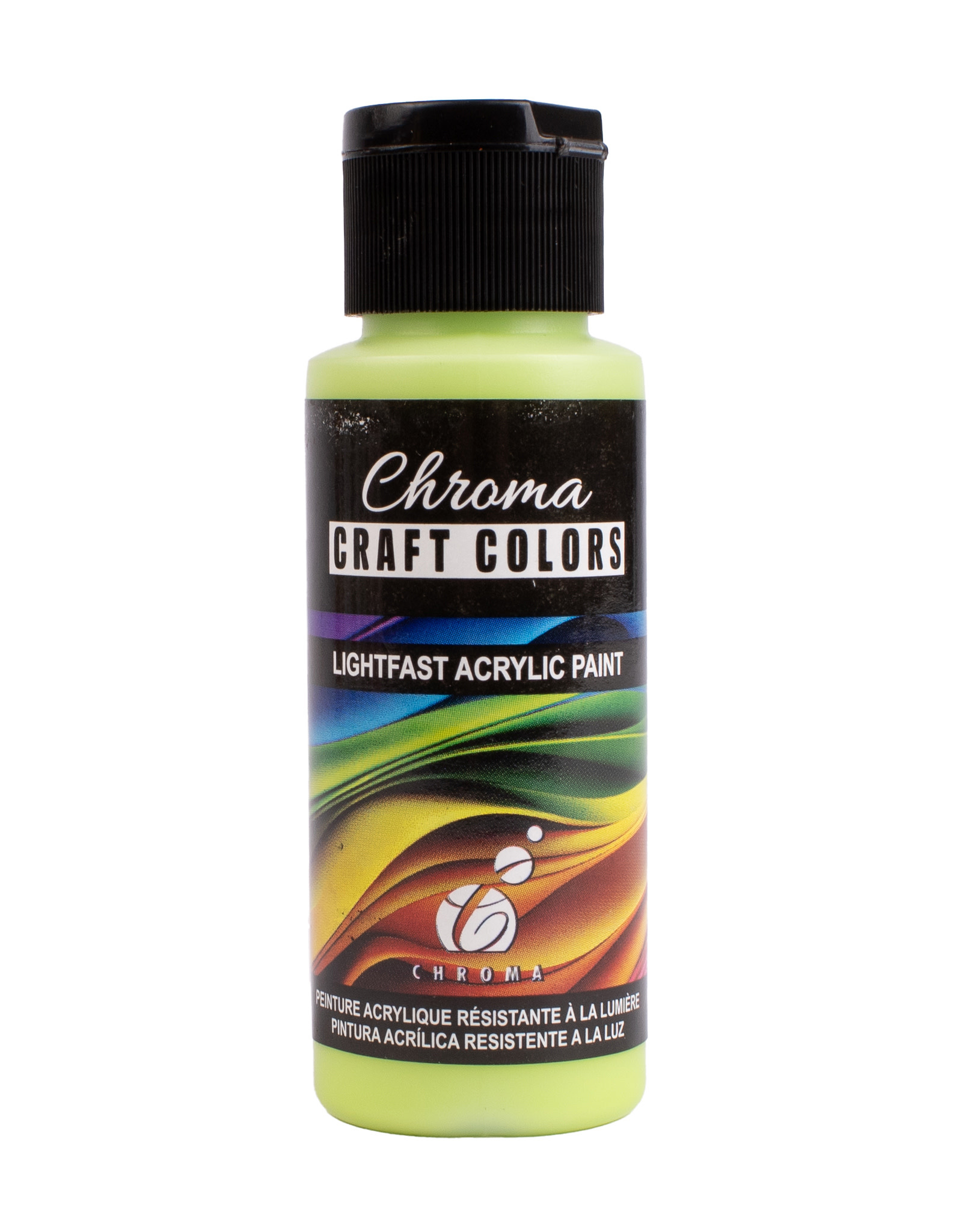 Chroma Craft Colors, Inchworm, 2oz - The Art Store/Commercial Art Supply