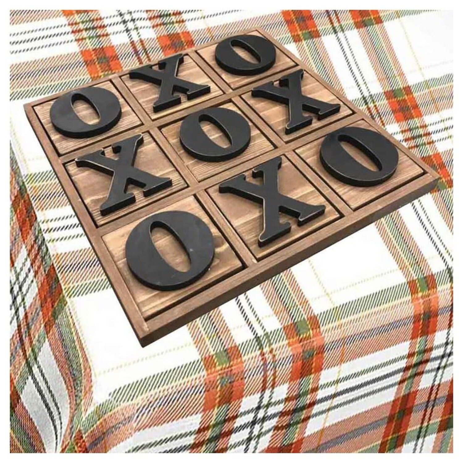 Jeu de Tic-Tac-Toe en bois - La Vie De Chalet