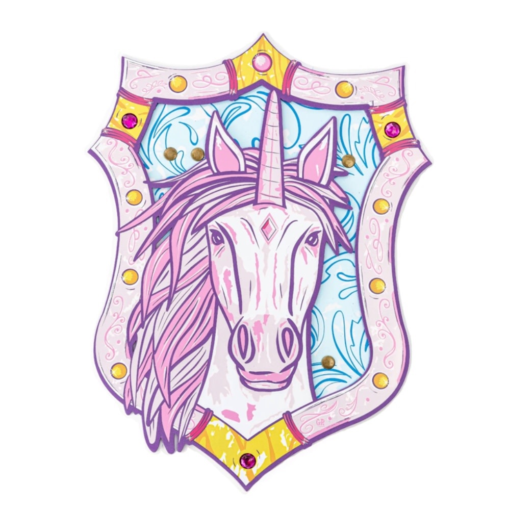 Enchanted Unicorn Shield - Mildred & Dildred