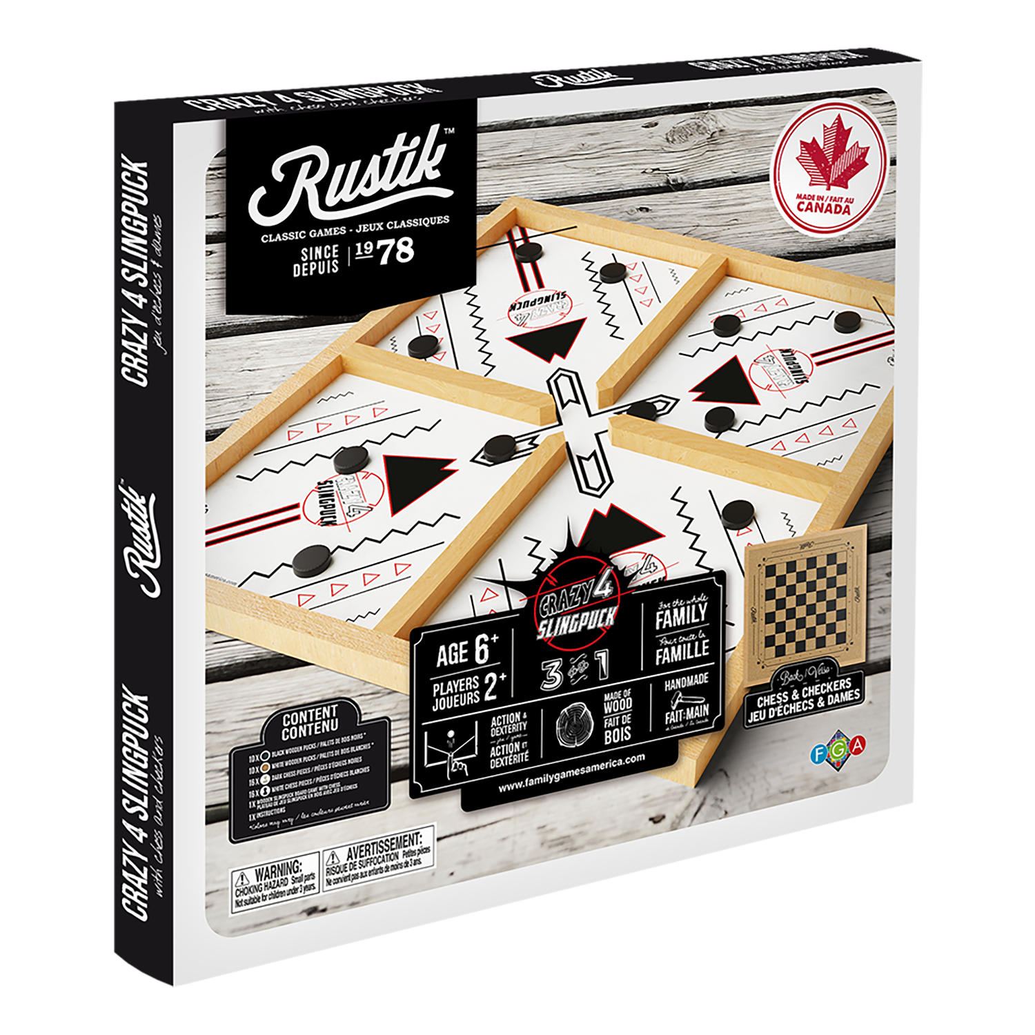 Crazy 4 Slingpuck 3 in 1 - Le coin du jouet