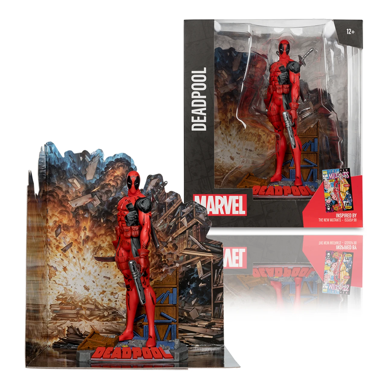 McFarlane toys Deadpool 1:10th Scale Collectible with Scene (The New ...