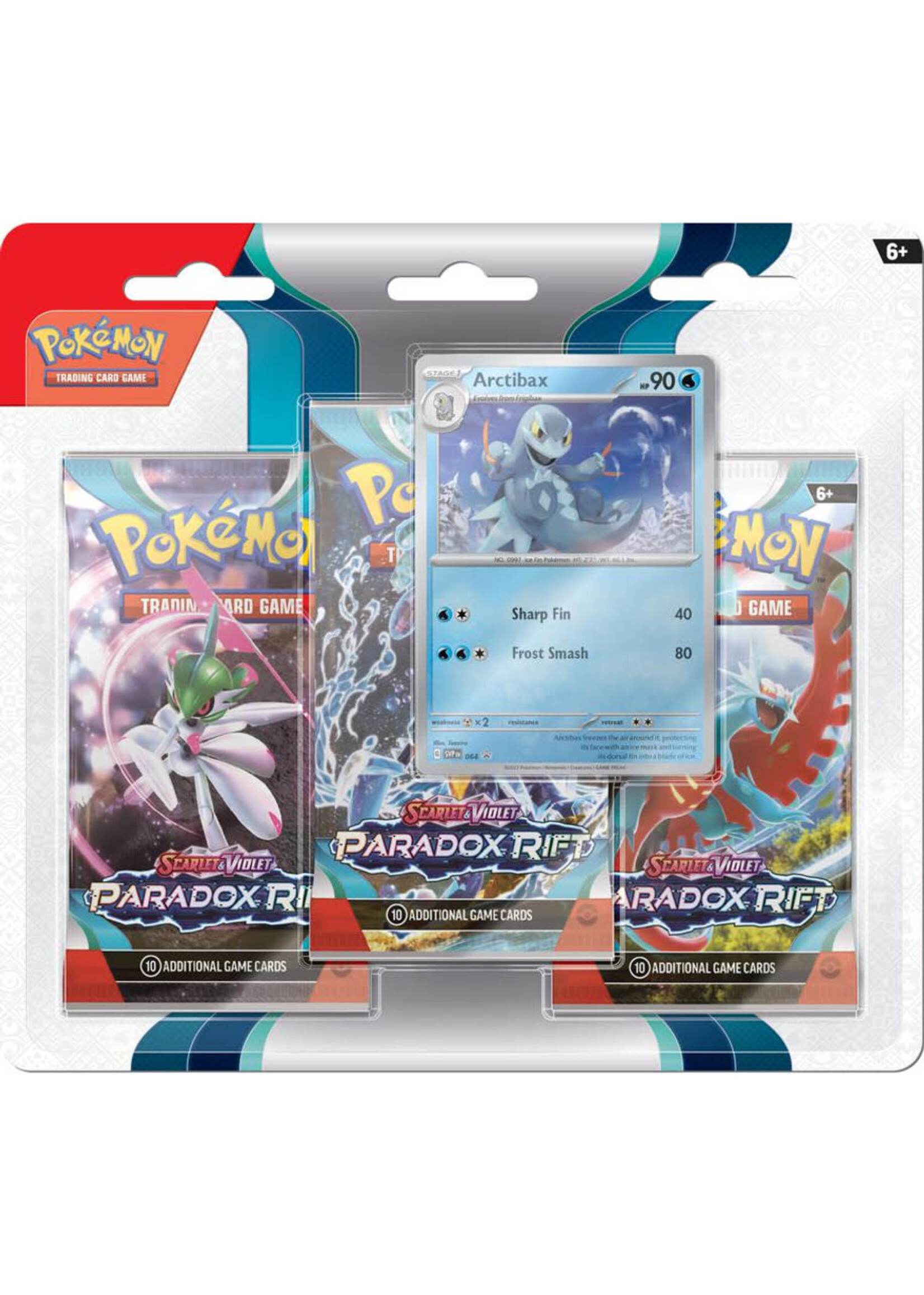 The Pokémon Company International Paradox Rift - Blister Pack - Three ...