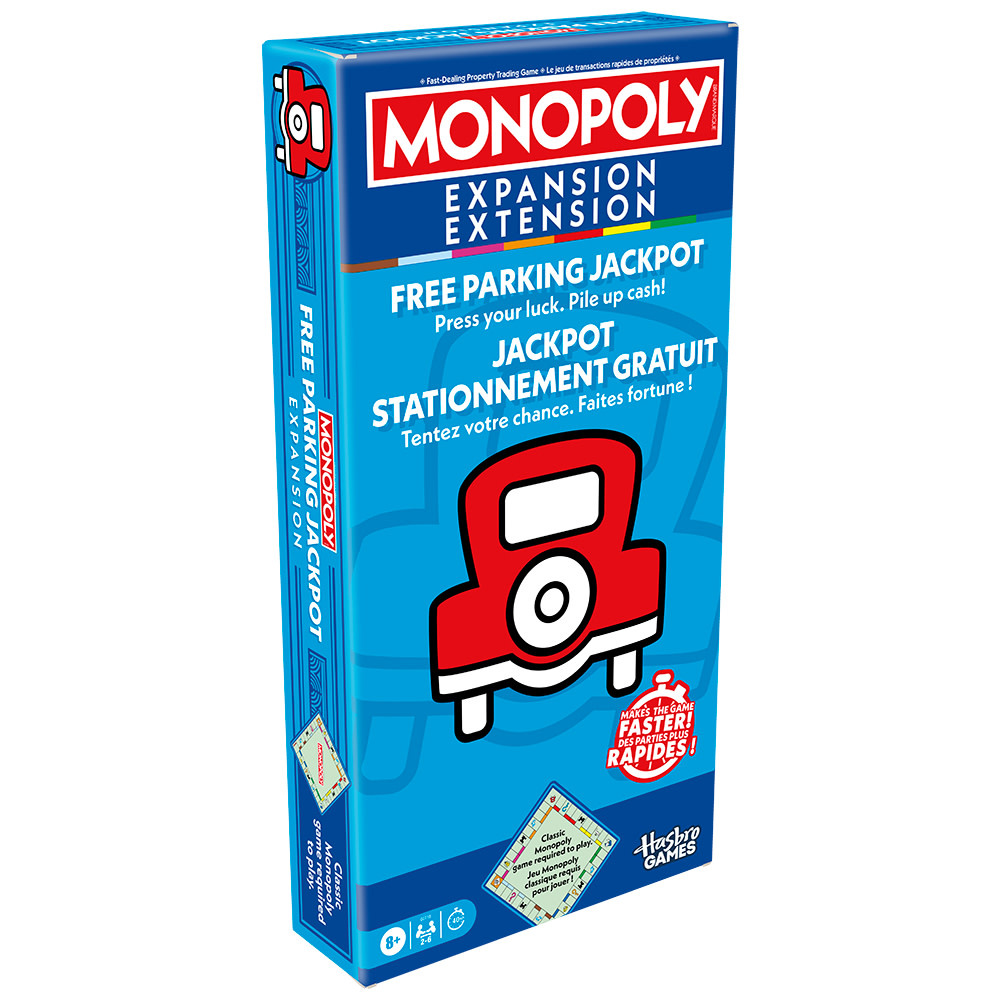 Hasbro Games Monopoly Extension stationnement gratuit Jackpot Bilingue ...