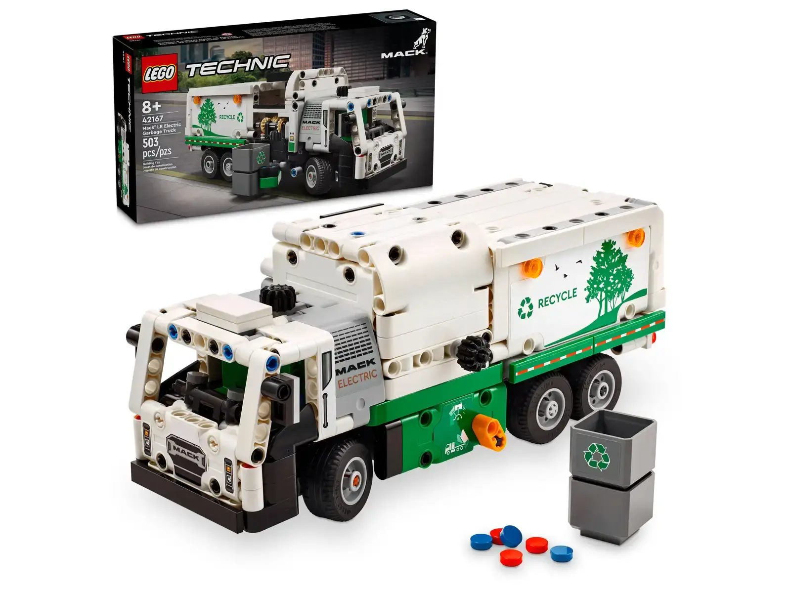 LEGO Mack® LR Electric Garbage Truck - 42167 - Le Coin du Jouet