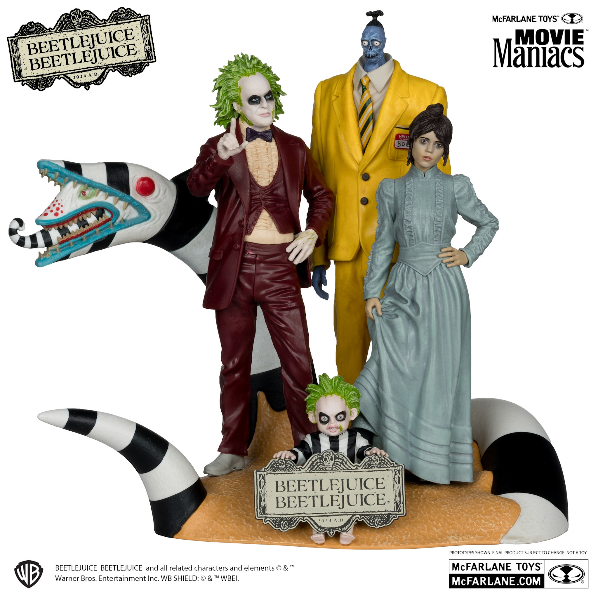 McFarlane toys Beetlejuice Beetlejuice 4pk - Le Coin du Jouet