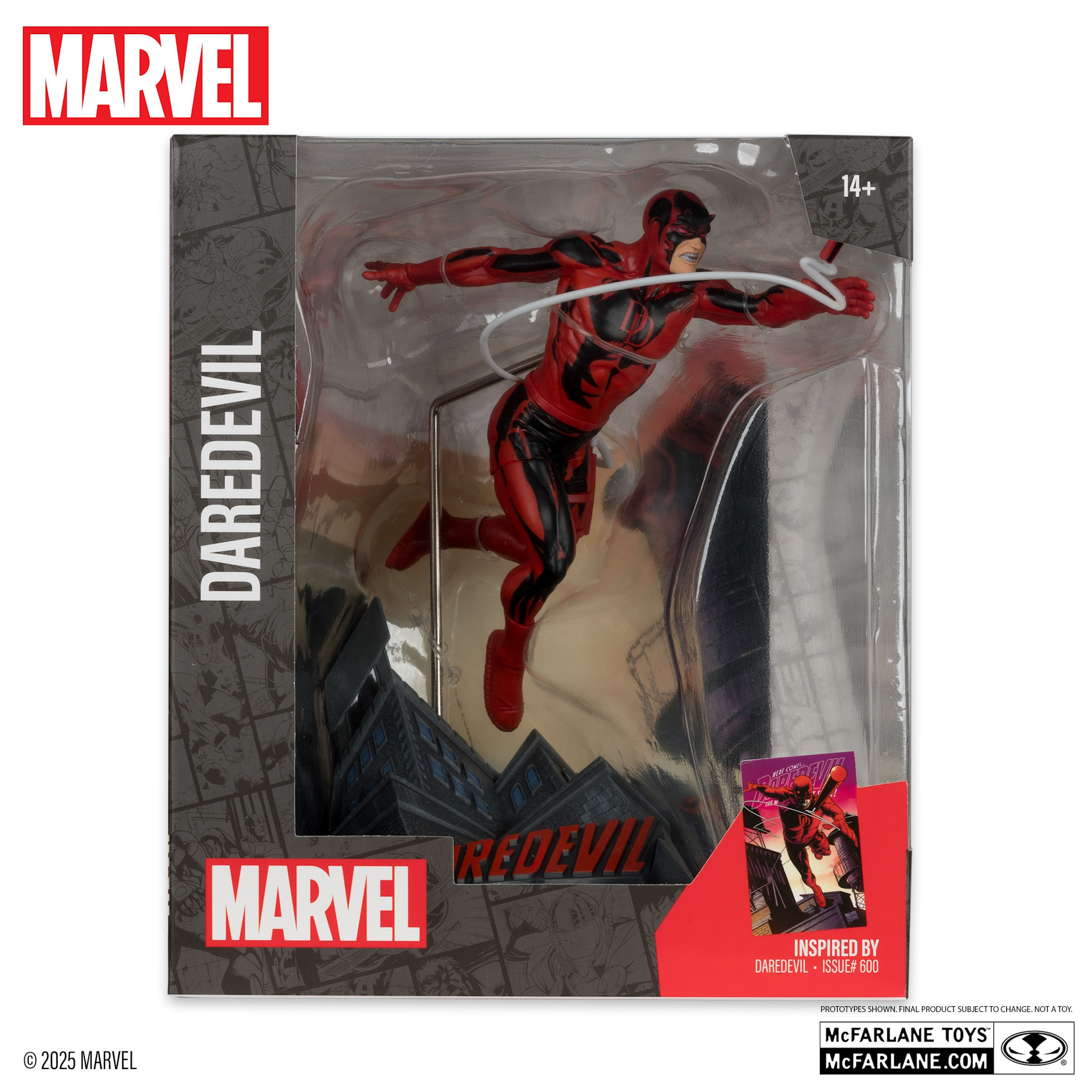 McFarlane toys Daredevil 1:10th Scale Collectible with Scene (Daredevil ...