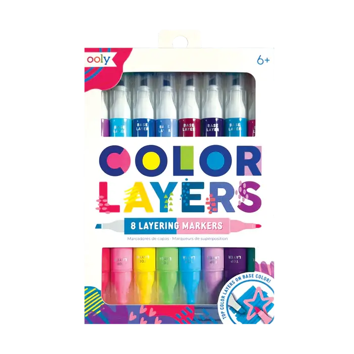 Color Layers Double-Ended Layering Markers - Just Imagine Toys, LLC