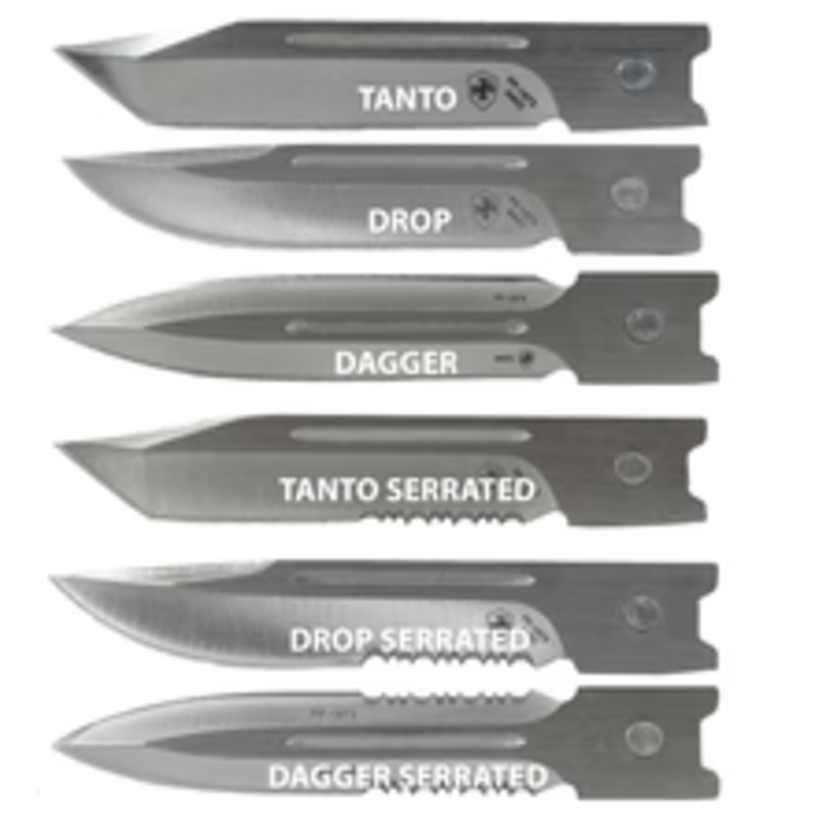 Templar Knife Gen II Sm Blk Rubber Dagger Silver | Defender Outdoors ...