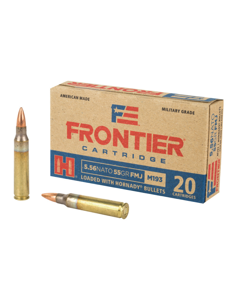 Frontier 5.56 55gr FMJ M193 20rd Box - Defender Outdoors