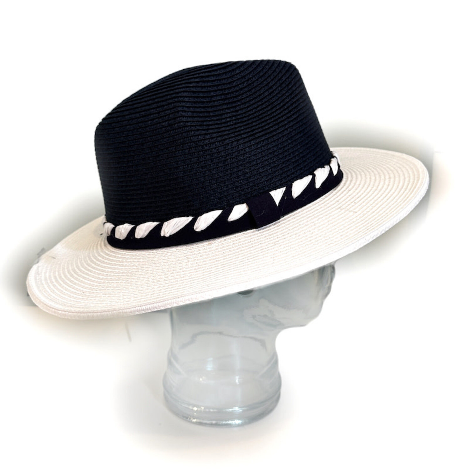 Sonja Flat Brim Fedora– Sun Hat | Pia Rosini - Sand'n'Sea Boutique