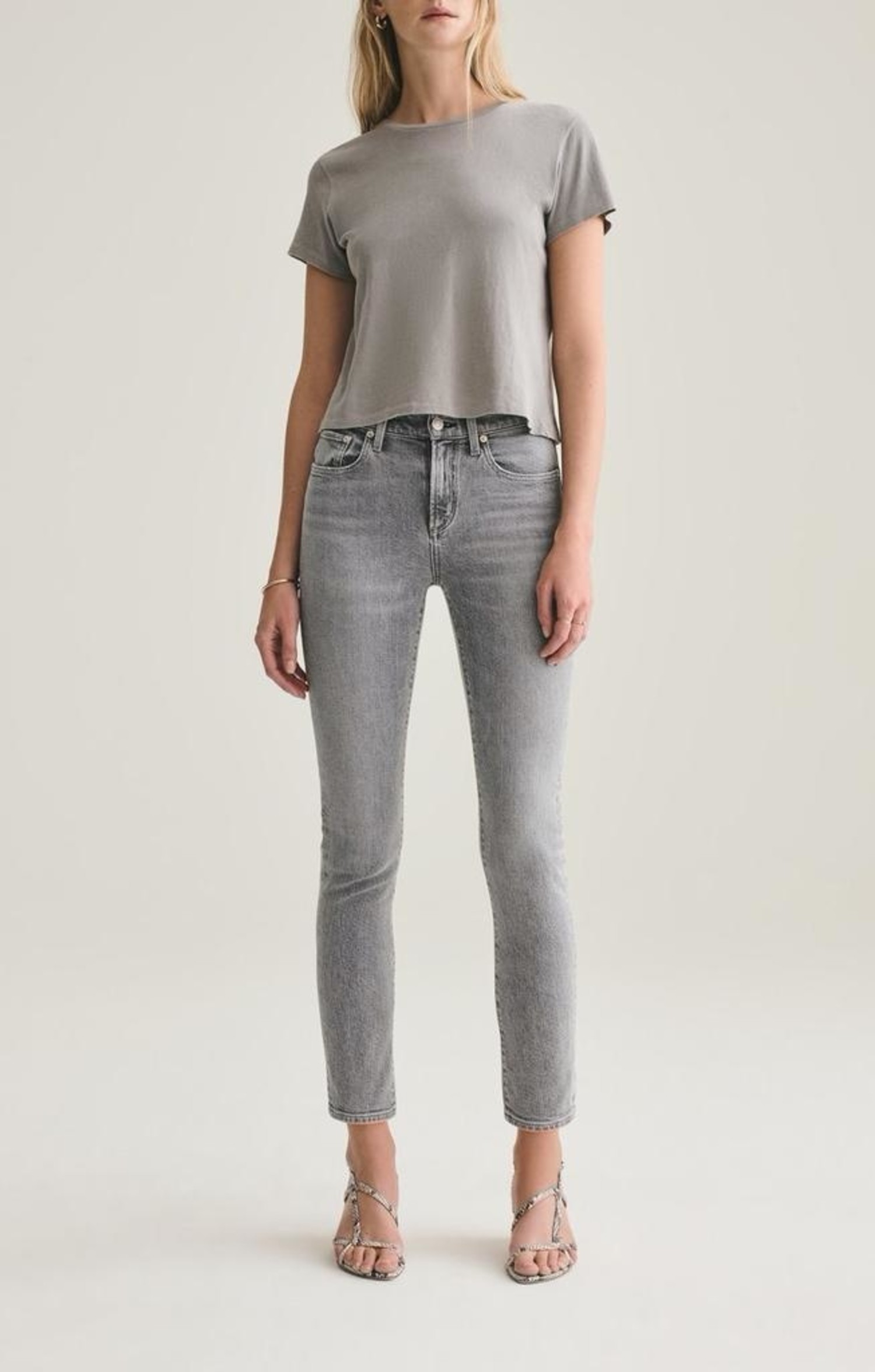 AGOLDE Toni Mid Rise Straight Jeans Daylight Light Wash Size 27 ...