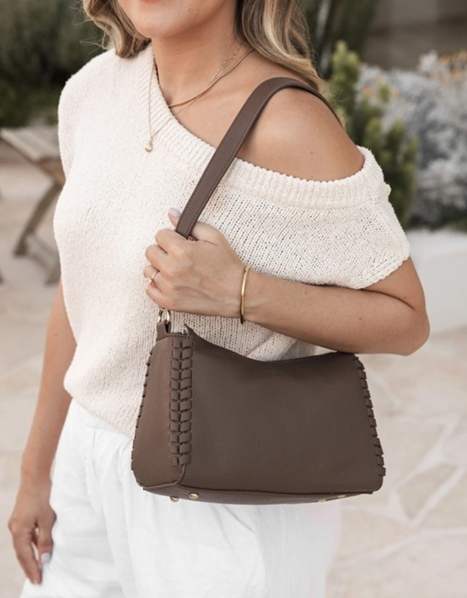 Dana crossbody - Moka - Boutique Amandine Joliette