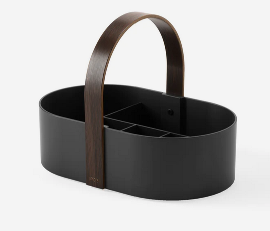 Bellwood Storage Caddy - Black/Walnut - Matters of Design Inc.