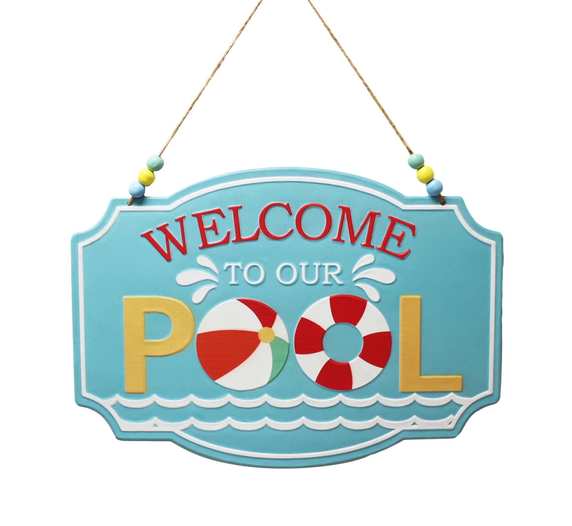 Sign - Welcome to our Pool - Matters of Design Inc.