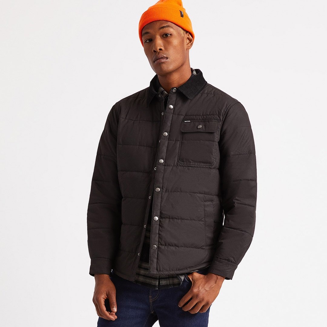 BRIXTON CASS JACKET BLACK - Rough Ride Clothing Co