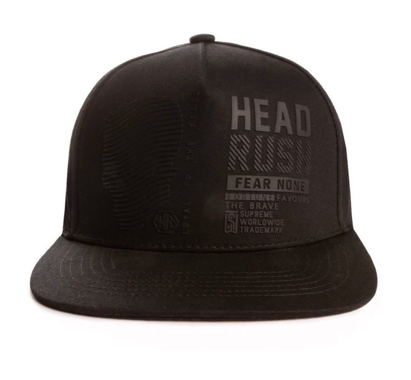 HEADRUSH THE THUNDERBLAST FLEXFIT HAT BLACK - Rough Ride Clothing Co