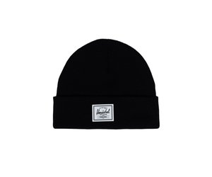 HERSCHEL ELMER SHALLOW BEANIE BLACK - Rough Ride Clothing Co