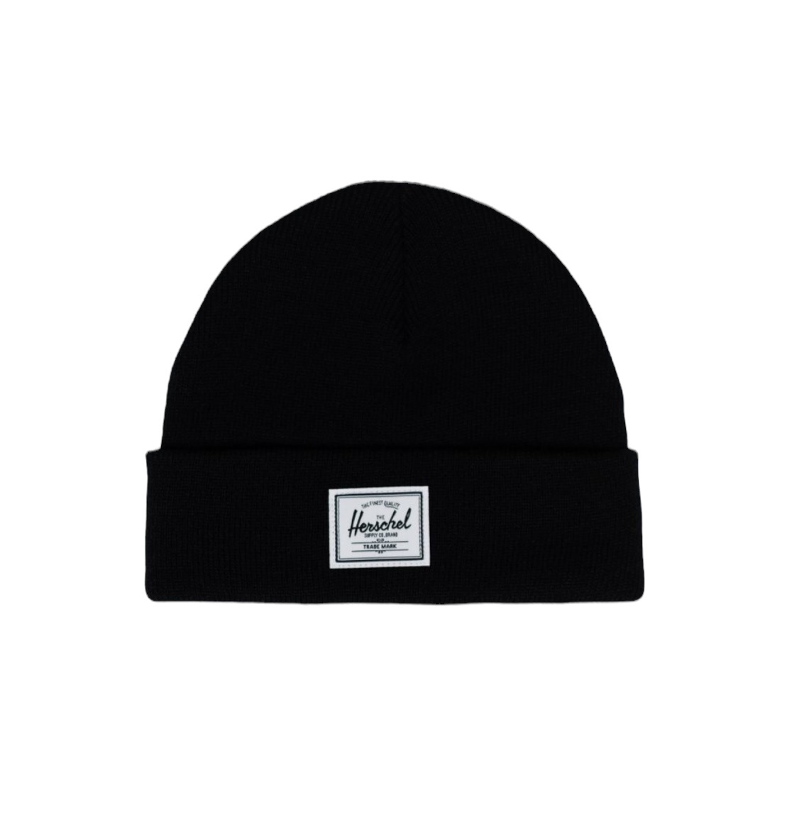 HERSCHEL ELMER SHALLOW BEANIE BLACK - Rough Ride Clothing Co
