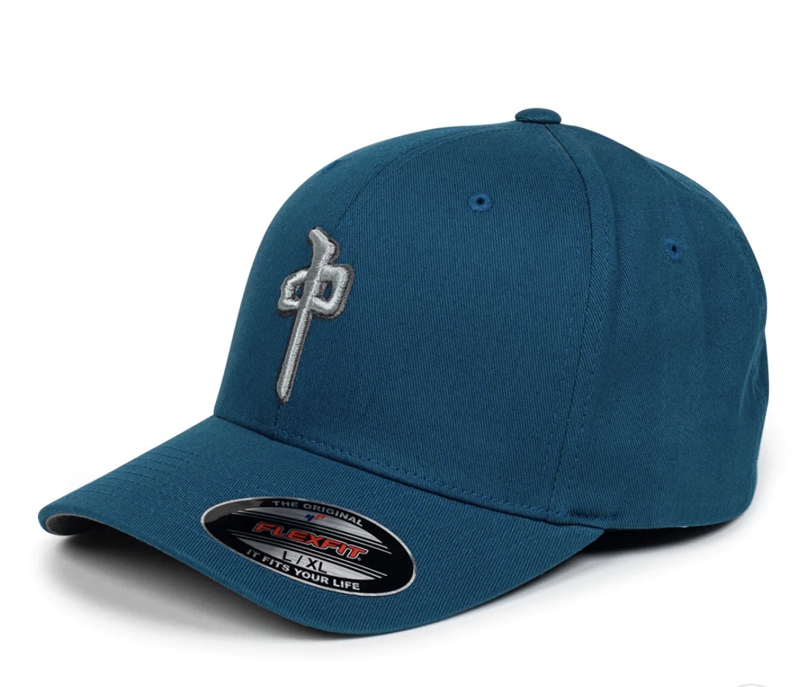 RDS OG PUFFY FLEXFIT HAT COBALT/GREY - Laces