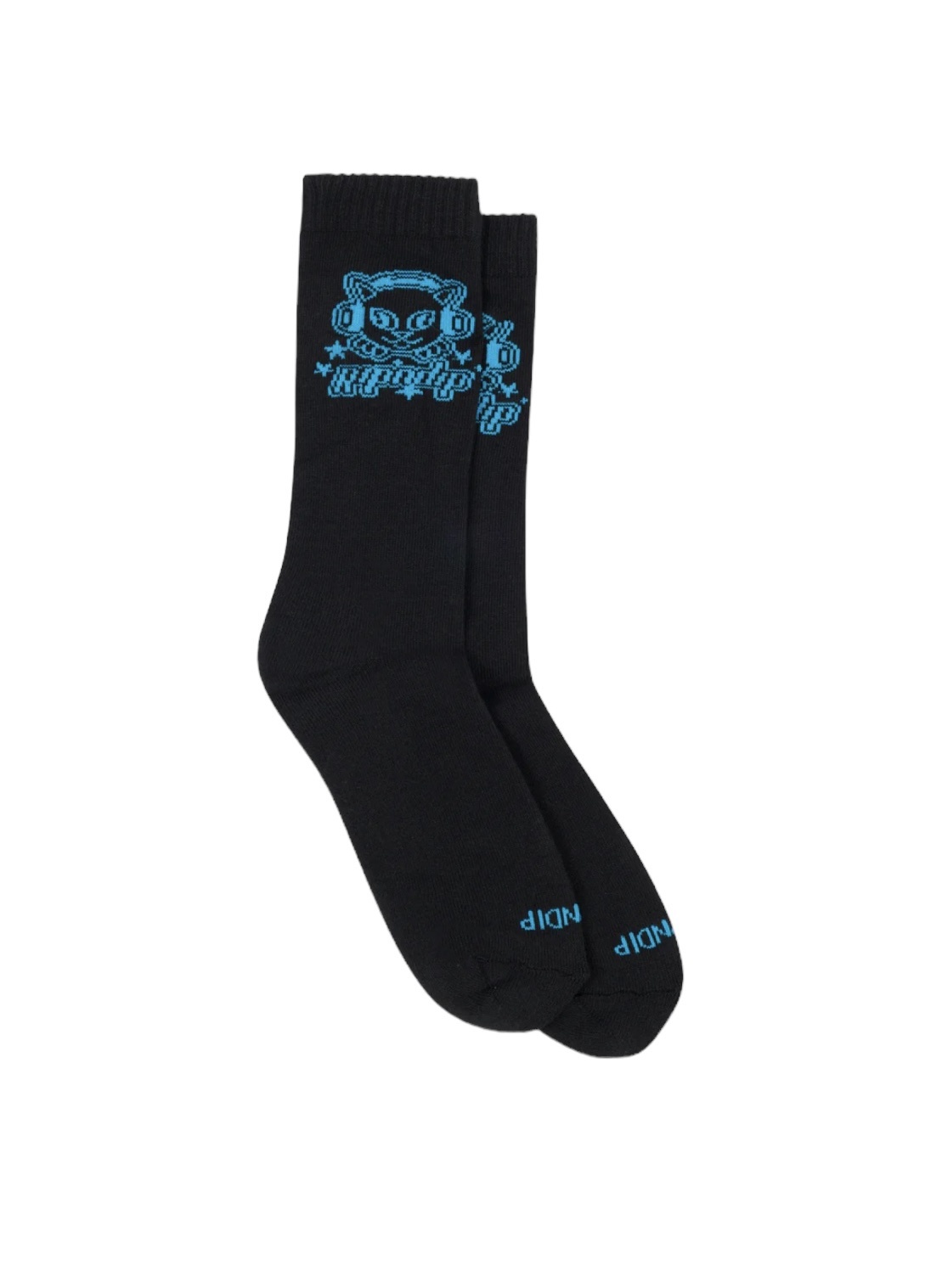 RIP N DIP KAWAII SOCK BLACK - Rough Ride Clothing Co