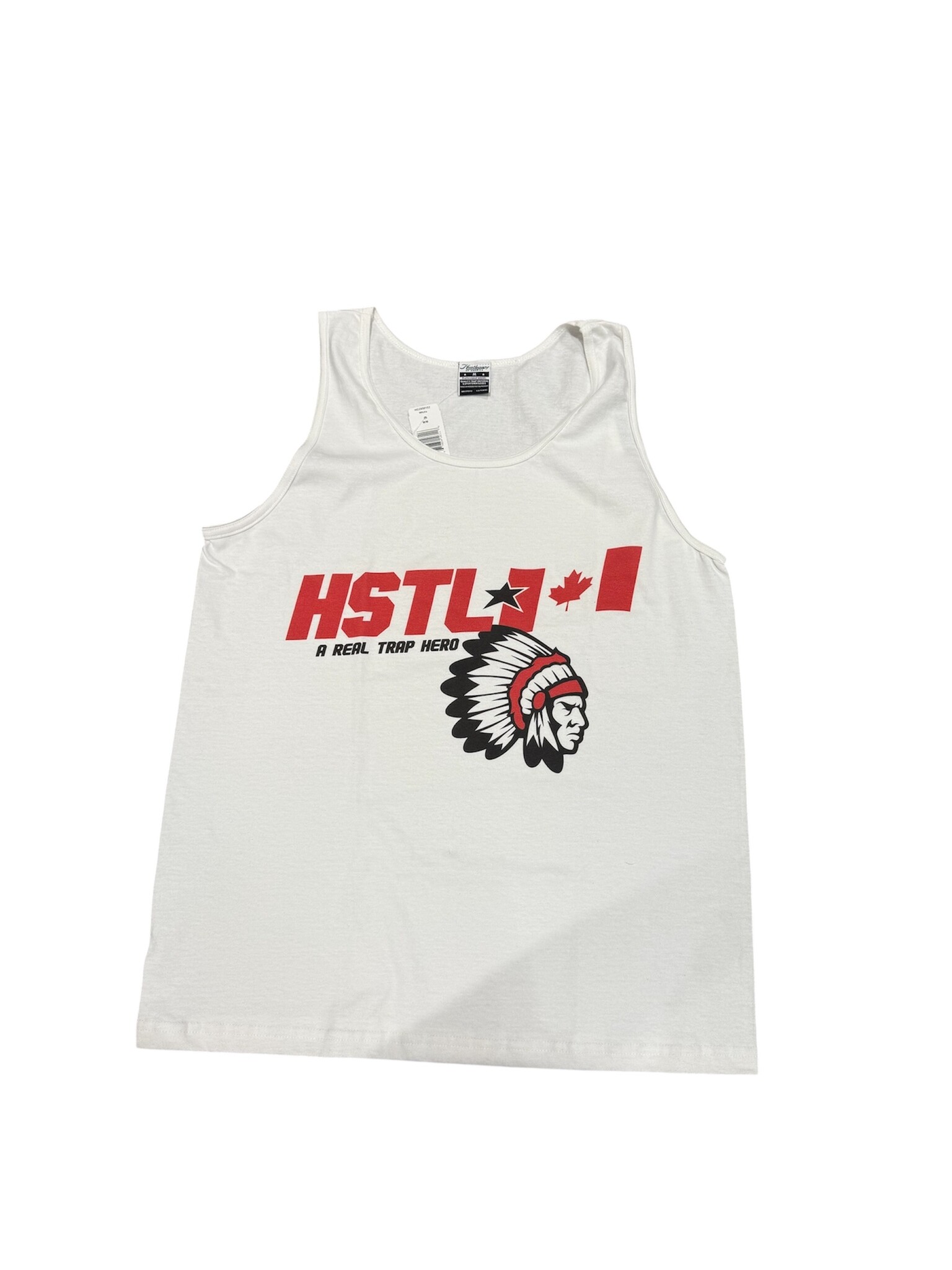 HG LONG STEM TANK WHITE - Rough Ride Clothing Co