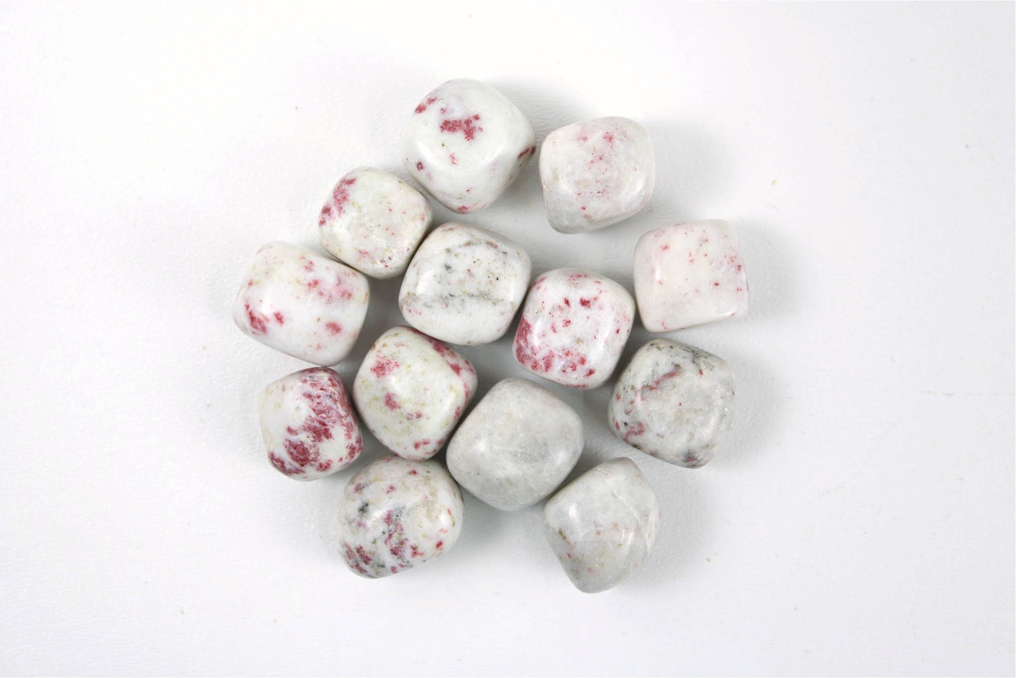 Cinabrite Scapolite & Thulite Tumbled Peru 1" - Mama's Minerals