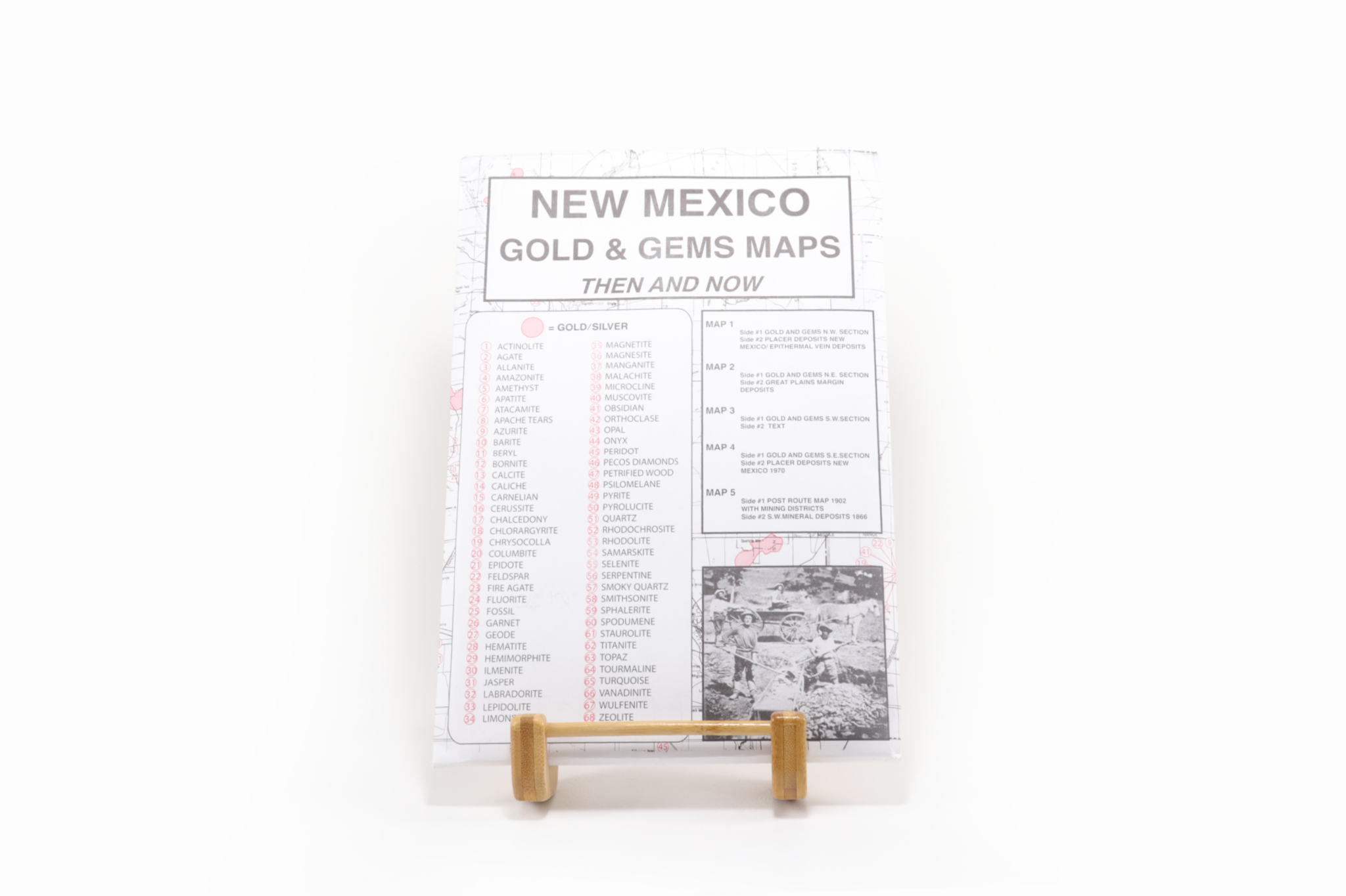 New Mexico Gold & Gems Maps Then and Now - Mama's Minerals