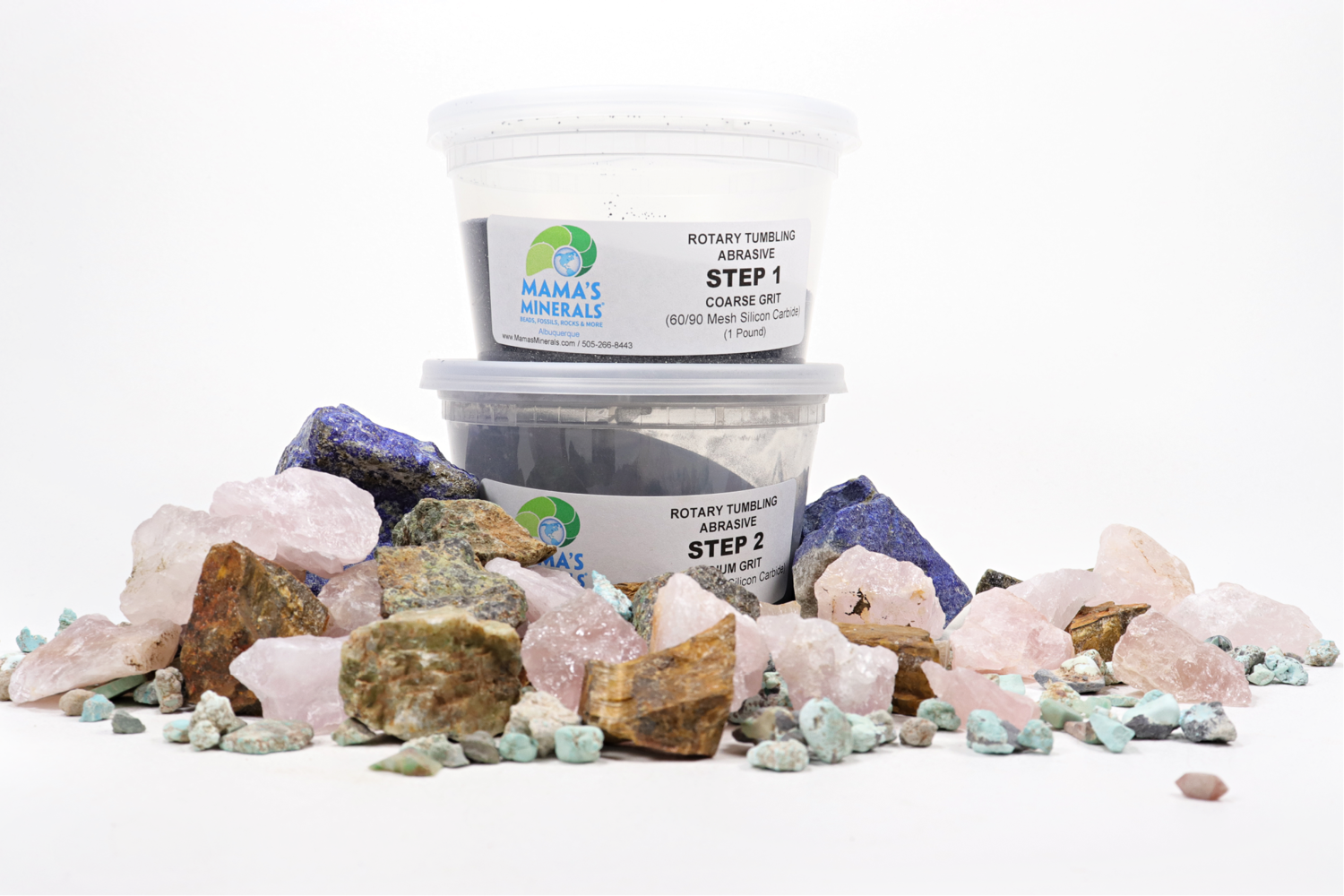4 Step Grit Kit Tumble Polish Grit - Mama's Minerals