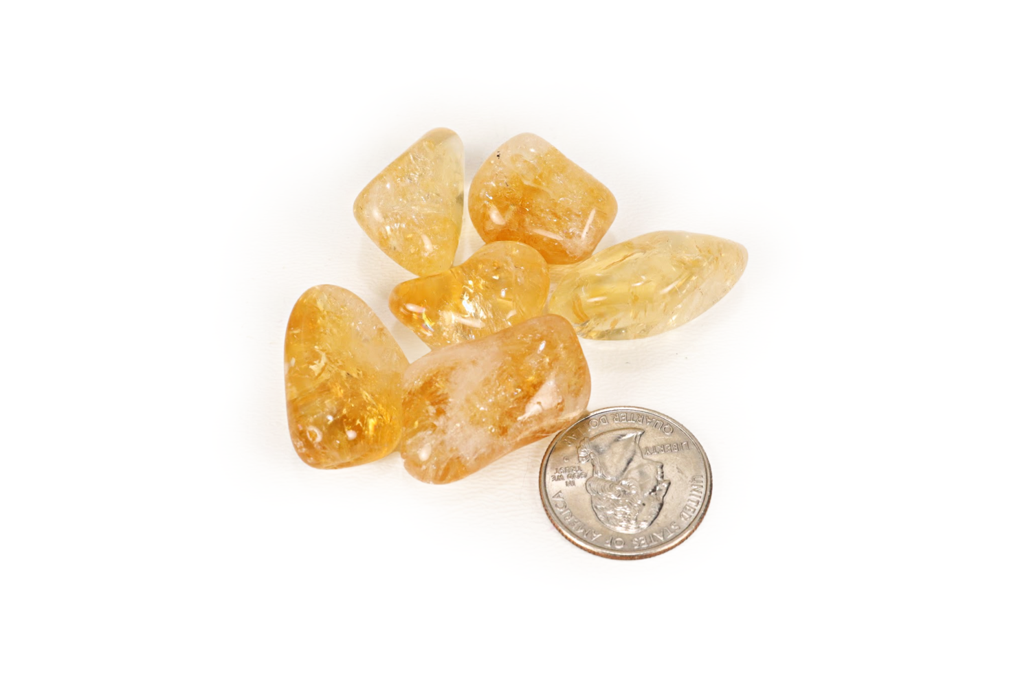 Citrine Tumbled Brazil Xtra Quality - Mama's Minerals